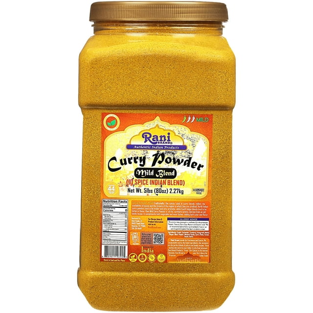 Rani Curry Powder Mild (10-Spice Authentic Indian Blend) 80oz (5lbs) 2 ...