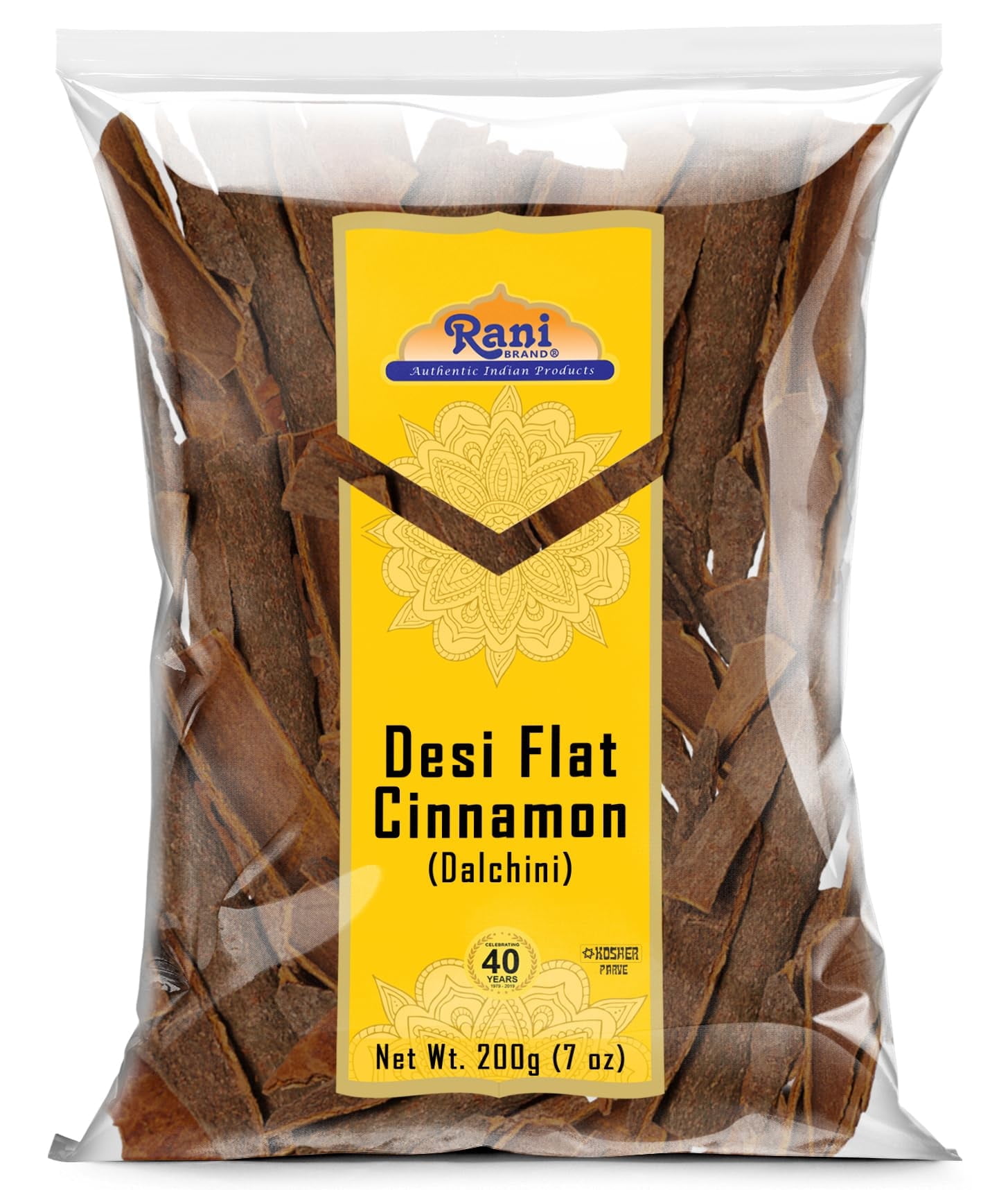Rani Desi (Dalchini) Flat Cinnamon 7oz (200g) ~ All Natural | Vegan | Gluten Friendly | NON-GMO ...