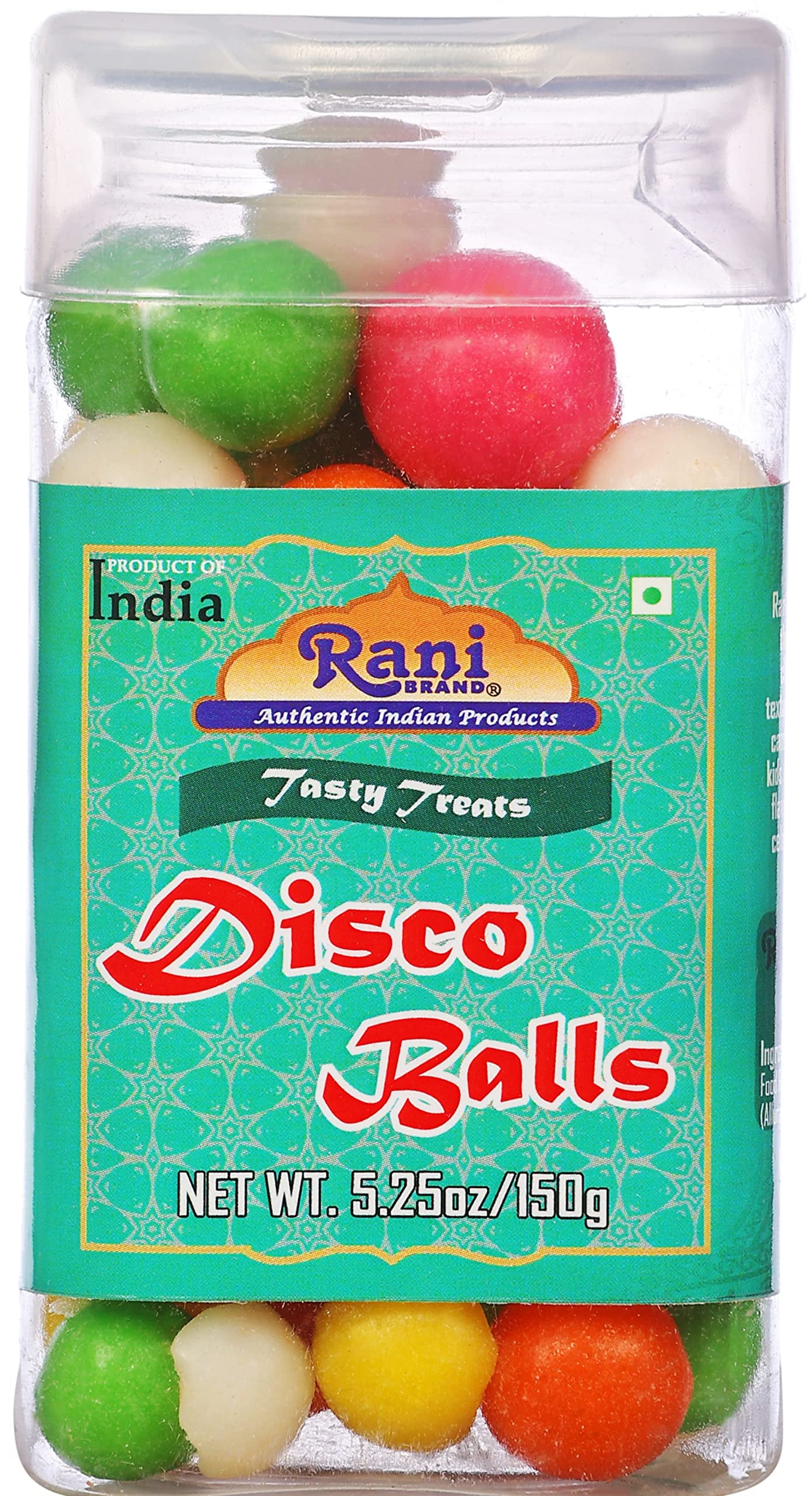 Rani Disco Balls 5.25oz (150g) Vacuum Sealed, Easy Open Top, Resealable ...