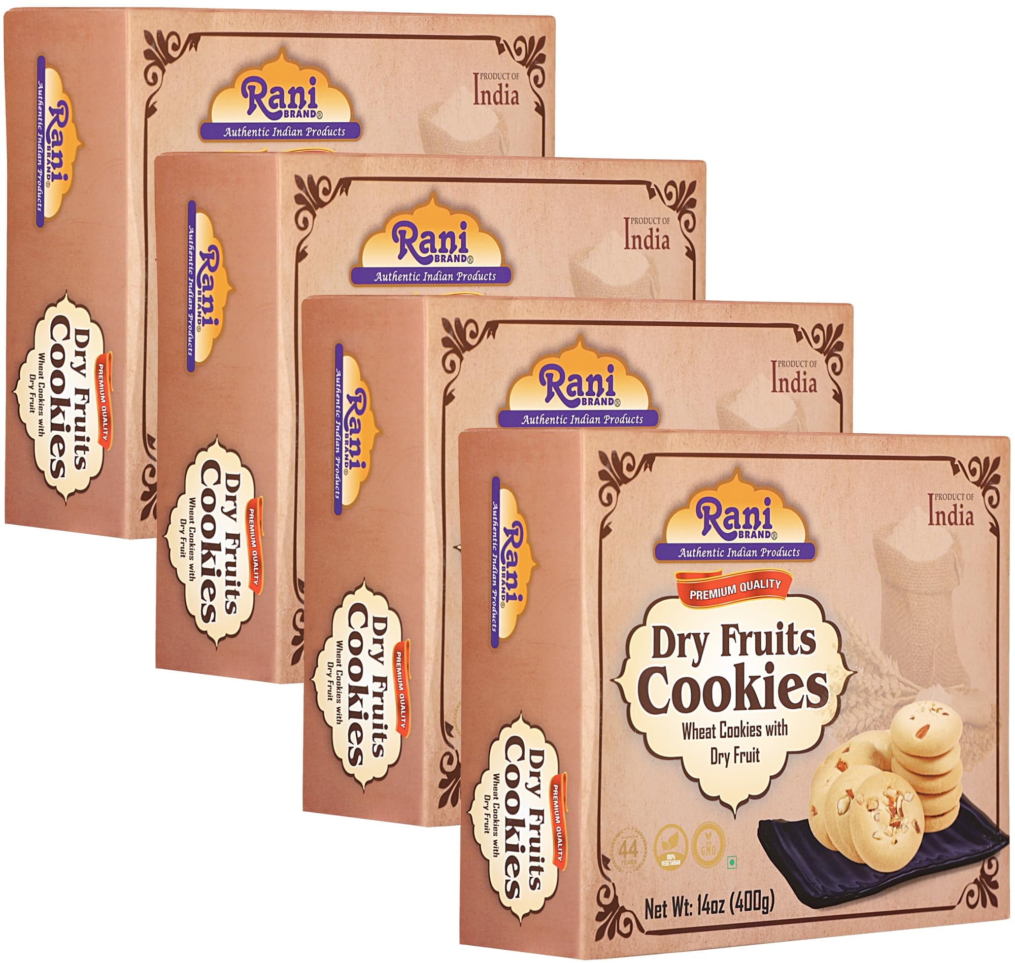 Rani Dry Fruits Cookies (Wheat Cookies with Dry Fruits) 14oz (400g ...