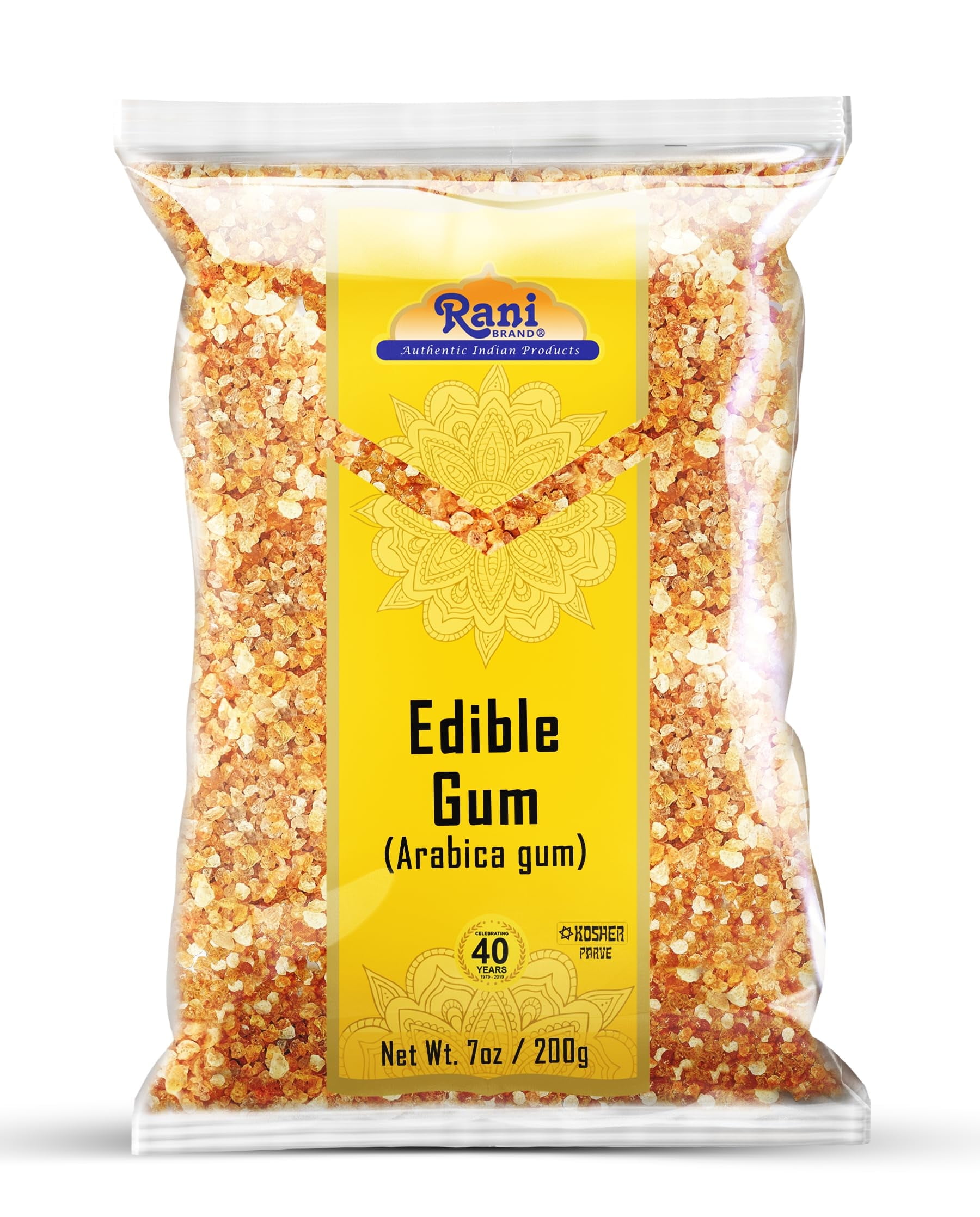 Rani Edible Gum Whole (Arabica Gum) 7oz (200g) ~ All Natural, Salt-Free ...