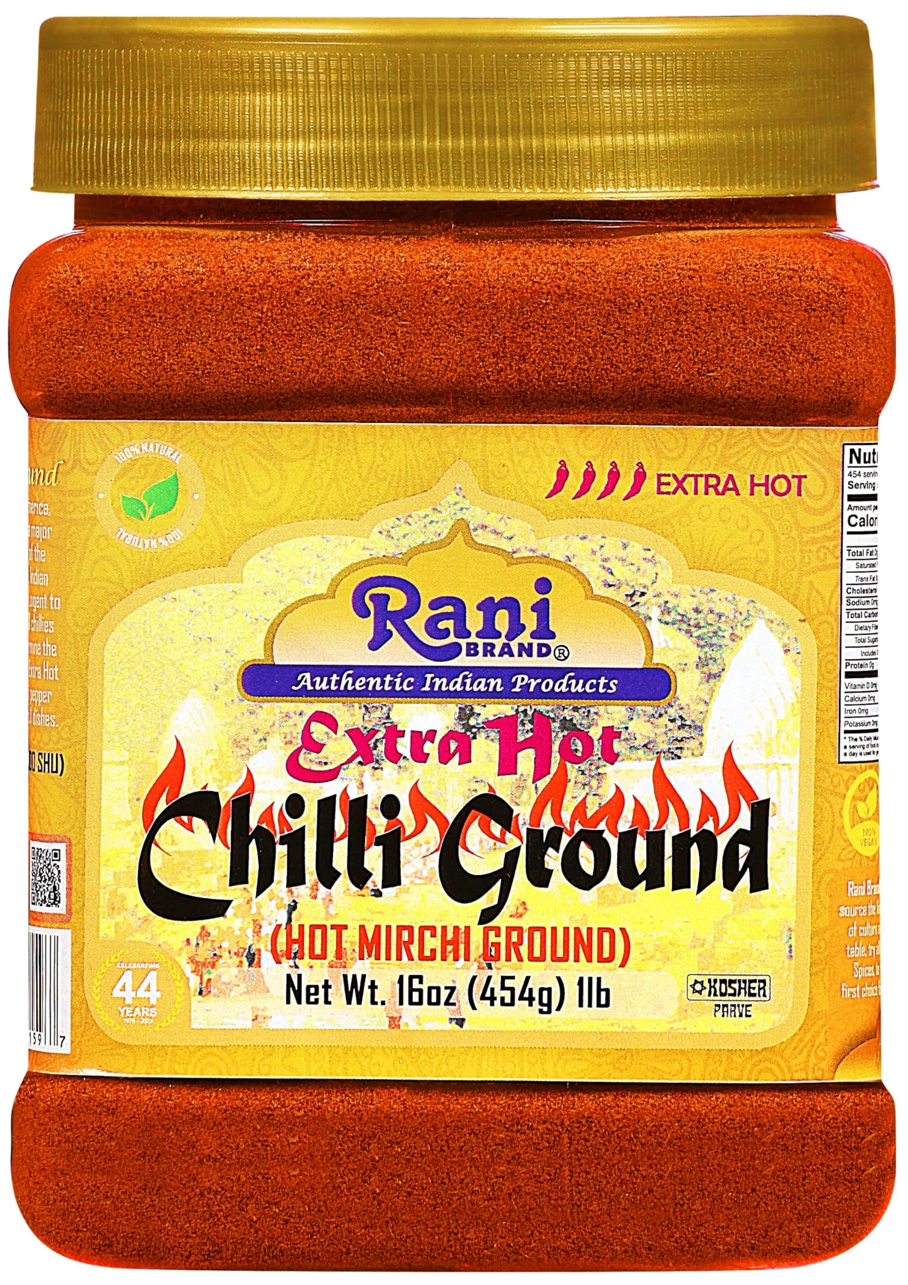 Rani Extra Hot Chilli Powder Indian Spice 16oz (454g) ~ All Natural, No ...