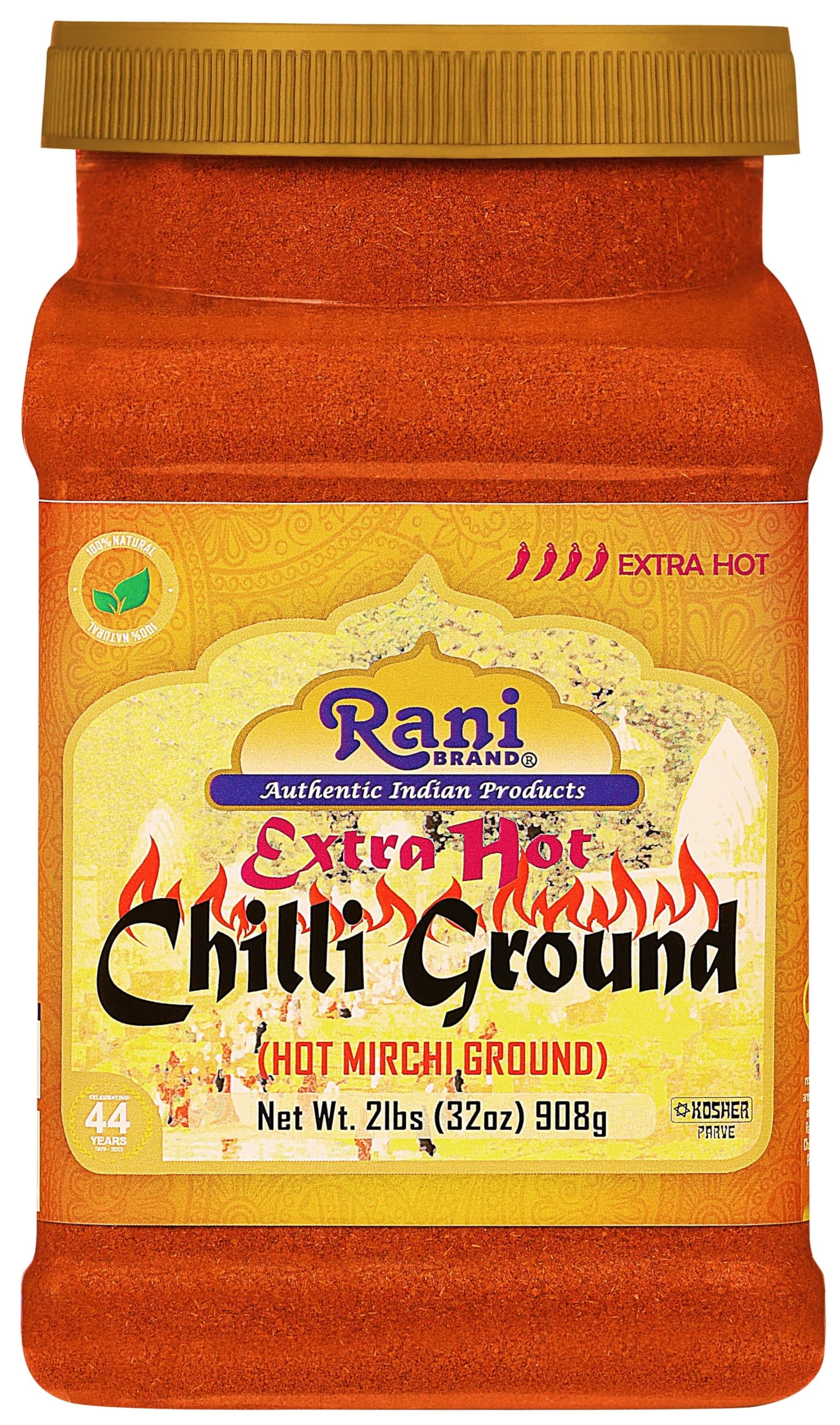 Rani Extra Hot Chilli Powder Indian Spice 32oz (2lbs) 908g PET Jar ...