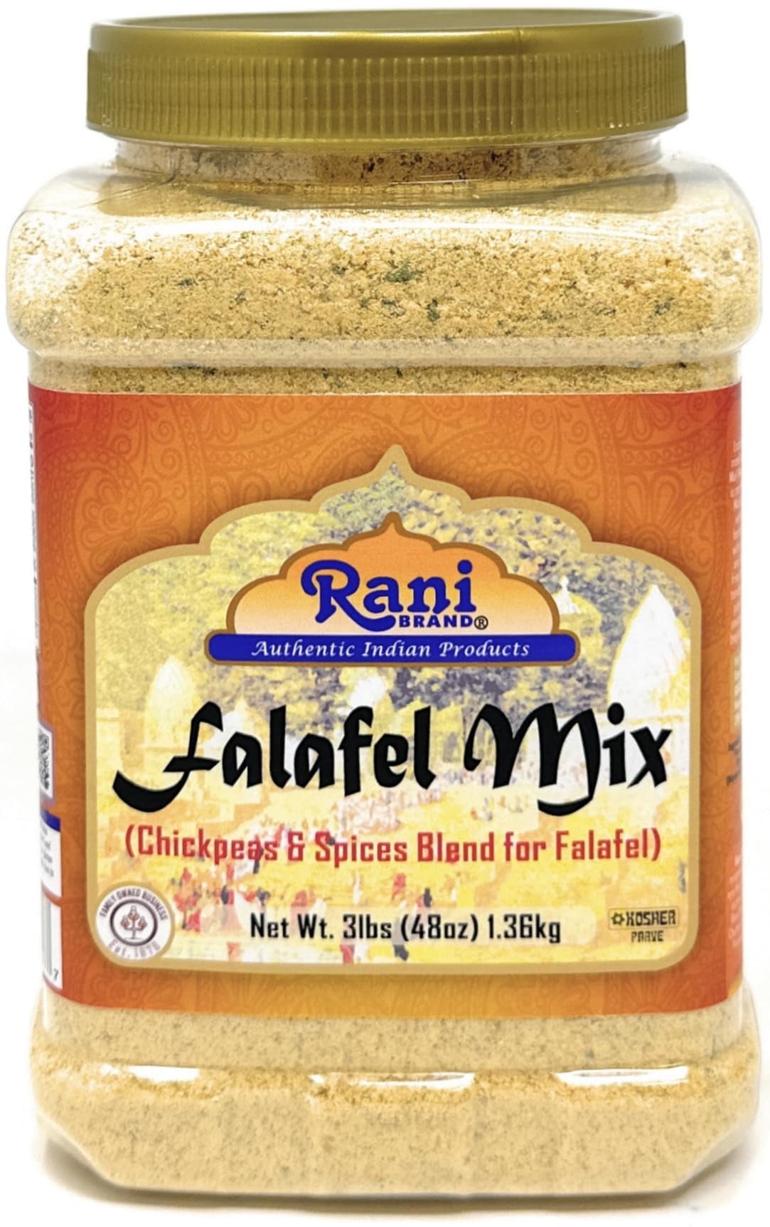 Rani Falafel Mix 48oz Chickpeas Spices Herbs Vegan Kosher - Walmart.com