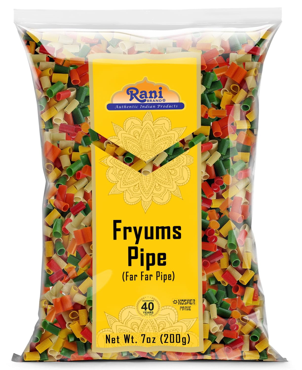 Rani Far Far / Fryums (Wheat & Tapioca Pellet) Round/Pipe Shape 7oz ...