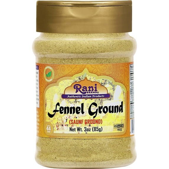 Rani Fennel Ground Saunf Powder 3oz (85g) PET Jar All Natural Gluten ...