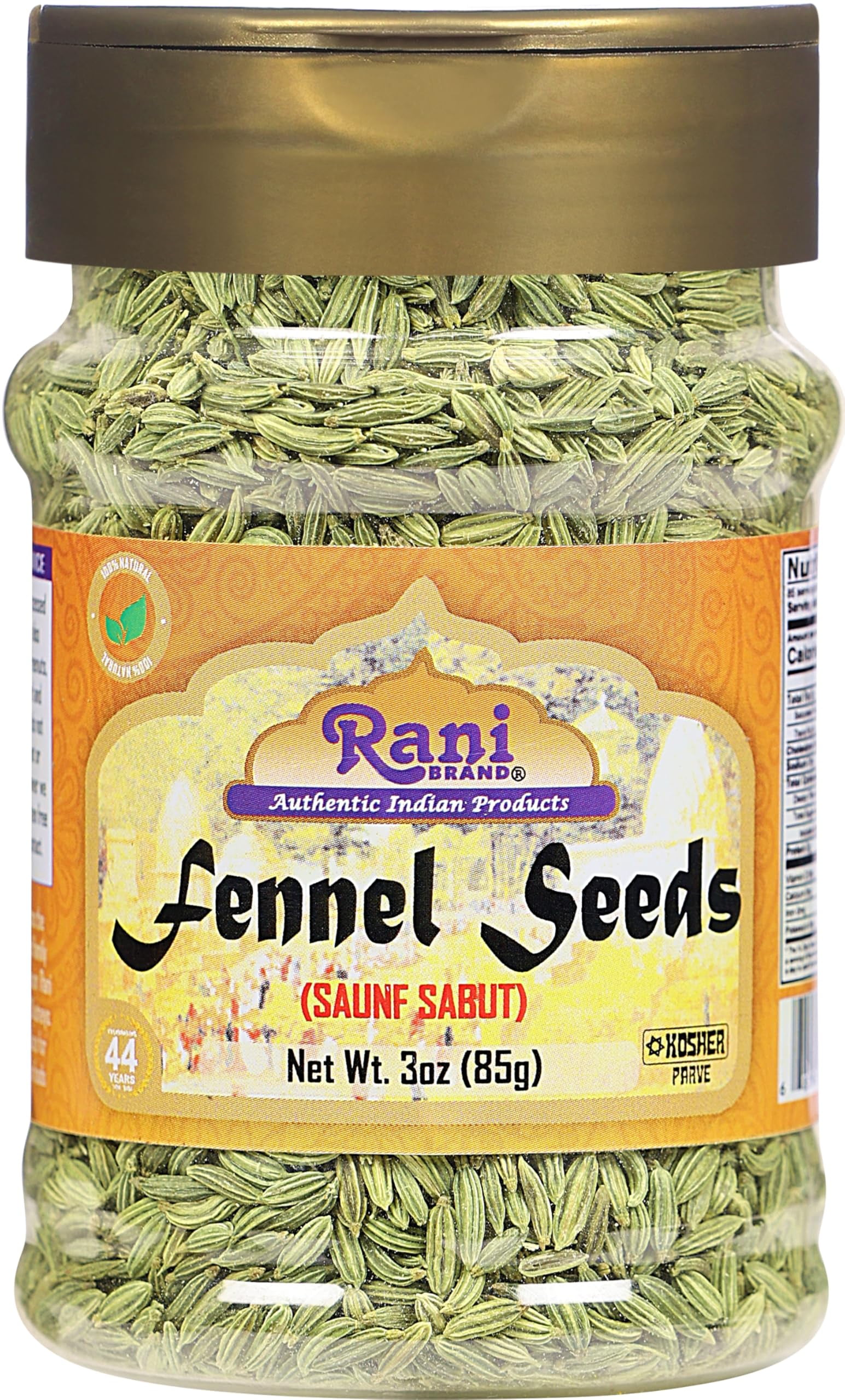 Customer reviews for Rani Fennel Seeds (Saunf Sabut) Whole Spice 3oz ...