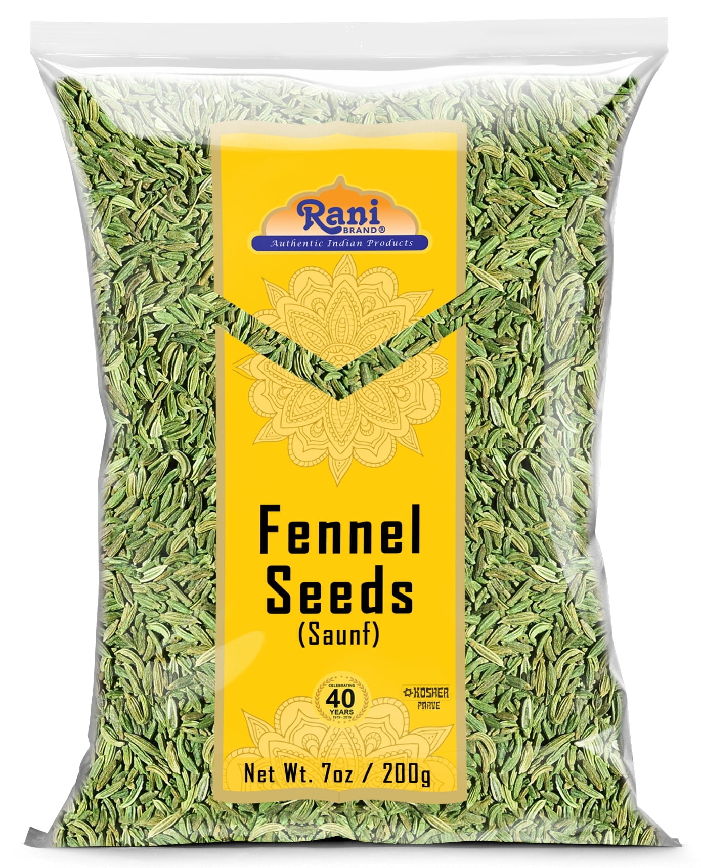 Rani Fennel Seeds Whole Saunf Sabut 7oz 200g Indian Spices - Walmart.com