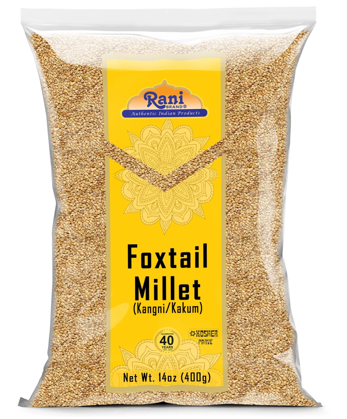 Rani Foxtail Millet Polished (Setaria italica) Ancient Grains 400g ...