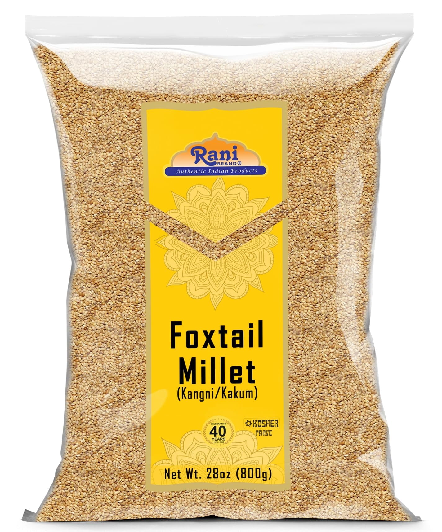 Rani Foxtail Millet Polished (Setaria italica) Ancient Grains 800g ...