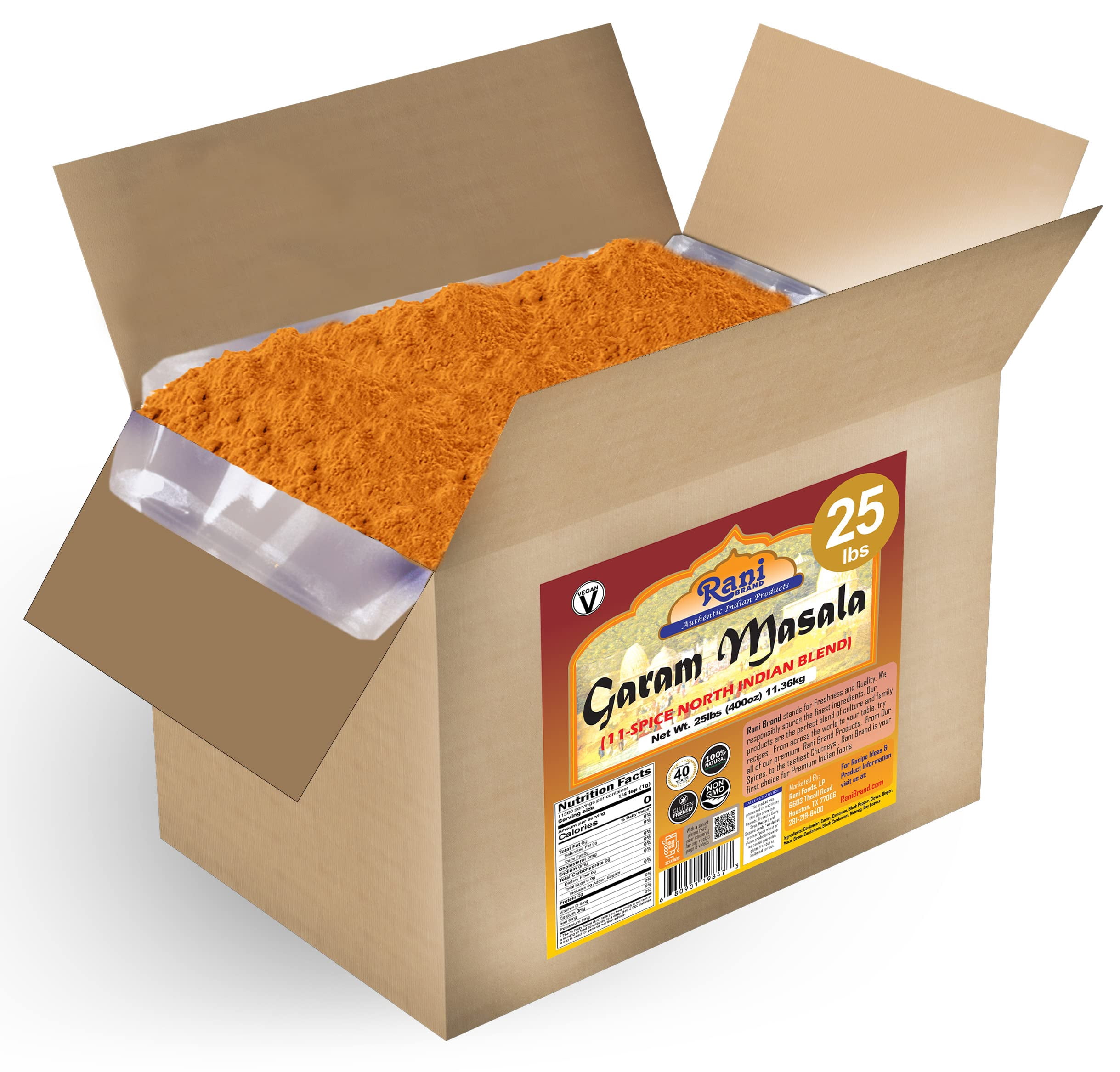 Rani Garam Masala Indian 11-Spice Blend 400oz, Vegan, Gluten Friendly ...