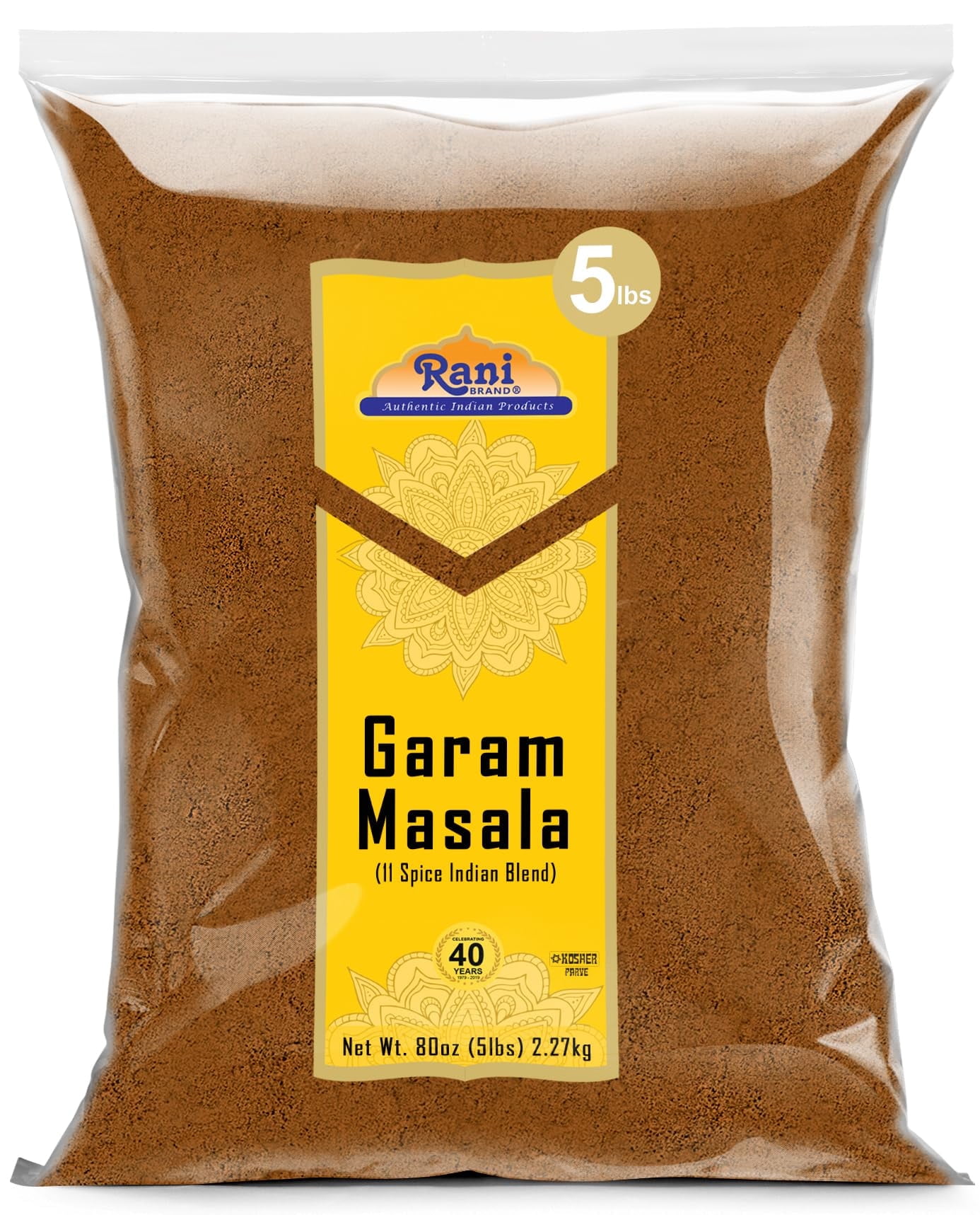 Rani Garam Masala Indian 11-Spice Blend 80oz (5lbs) 2.2kg Bulk ~ All ...