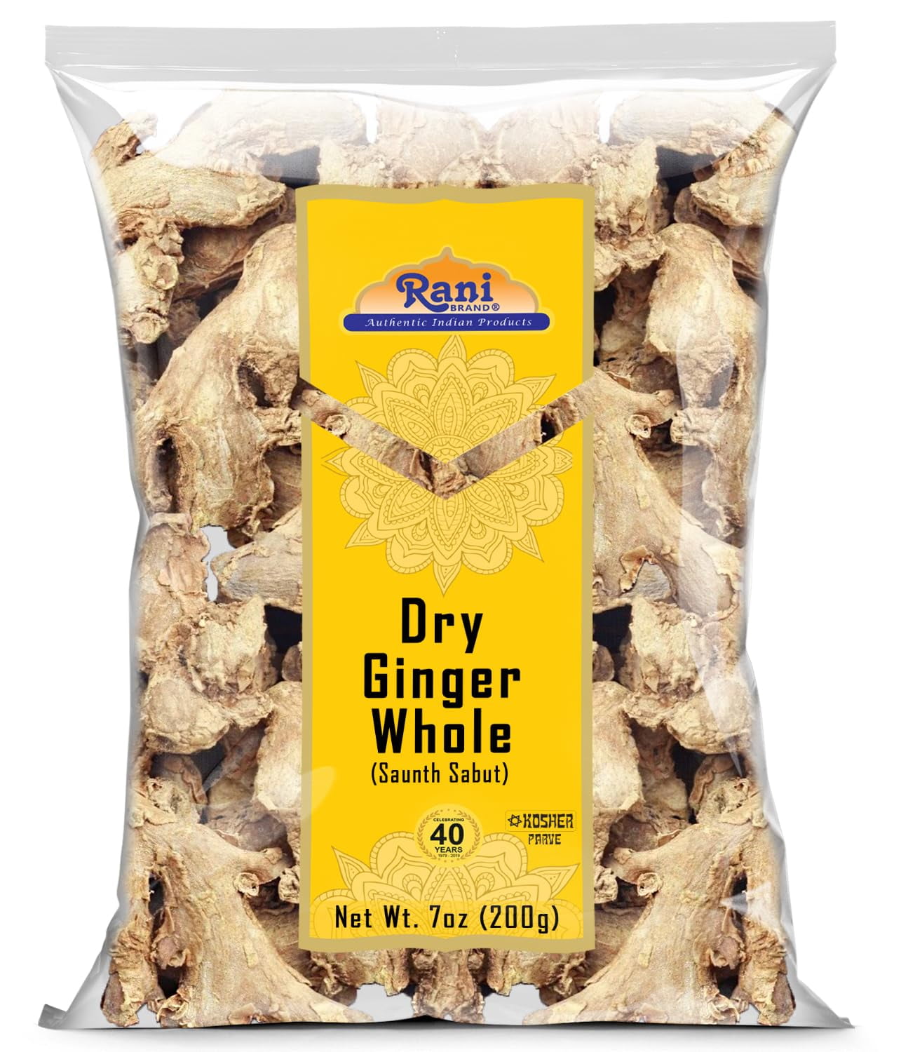 Rani Ginger (Adarak Sabut) Whole, Spice 7oz (200g) ~ All Natural ...