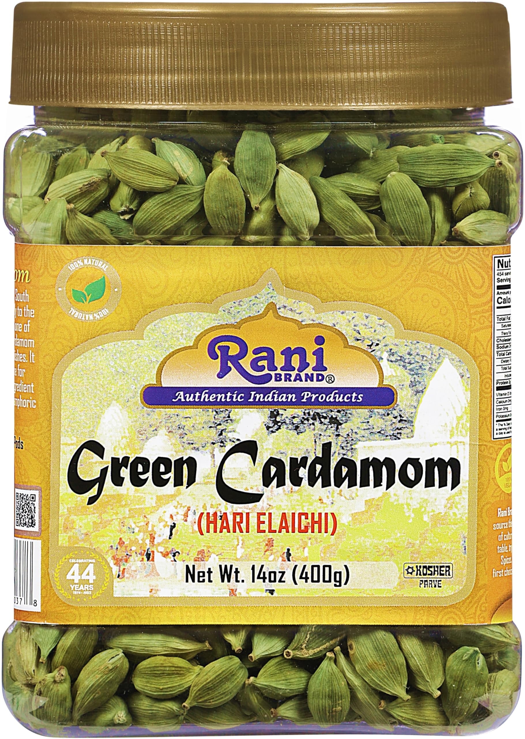 Rani Green Cardamom Pods Spice 14oz, All Natural, Vegan, Gluten ...