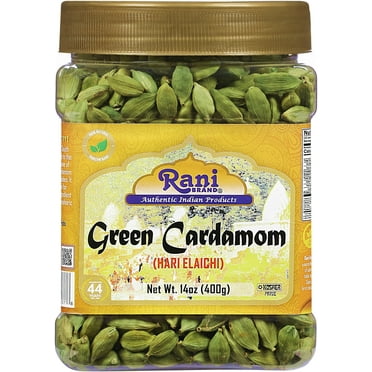 Rani Green Cardamom Pods Spice (Hari Elachi) 14oz (400g) ~ All Natural ...