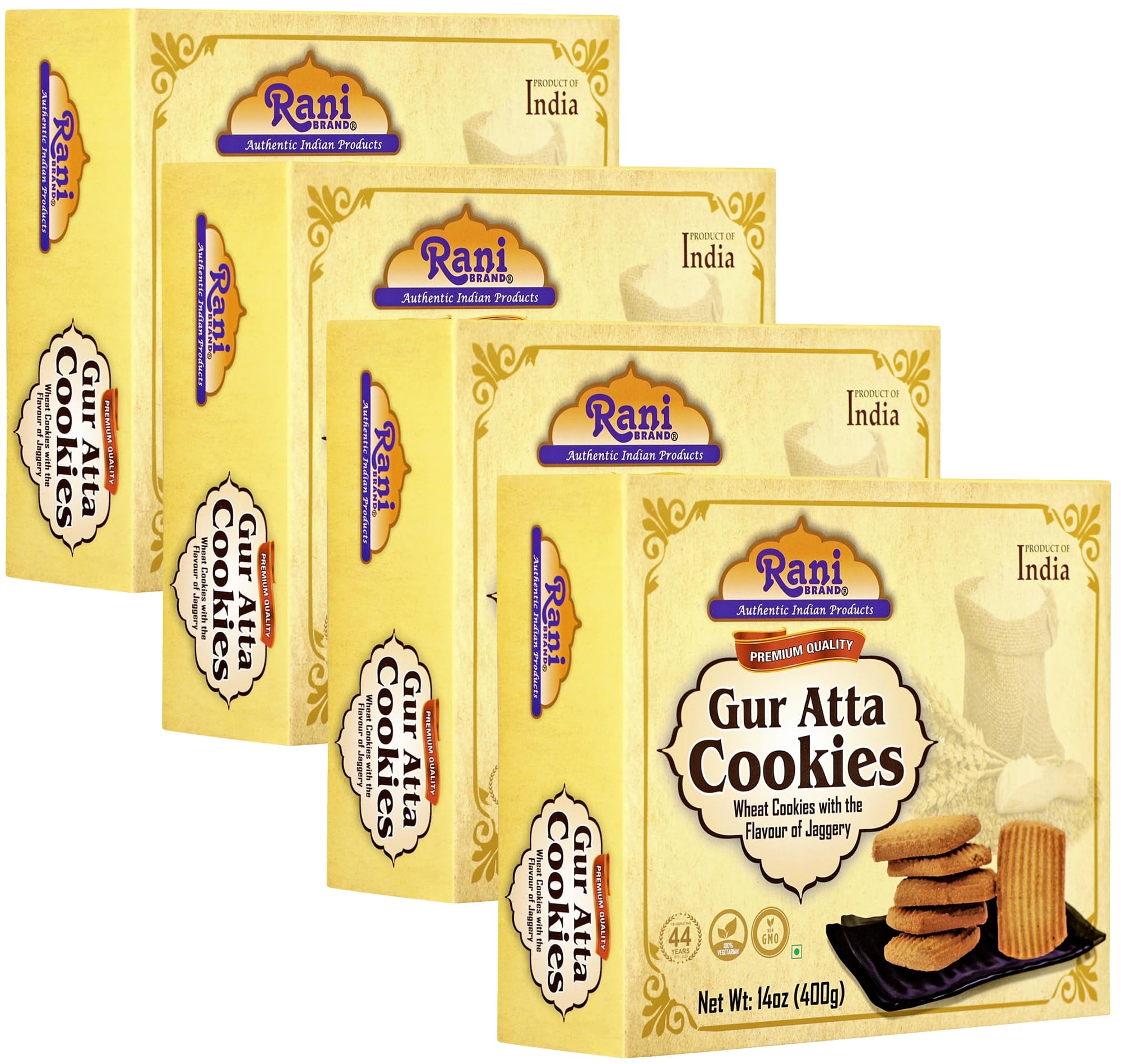 Rani Gur Atta Cookies (Wheat Cookies with the Flavor of Jaggery) 14oz ...