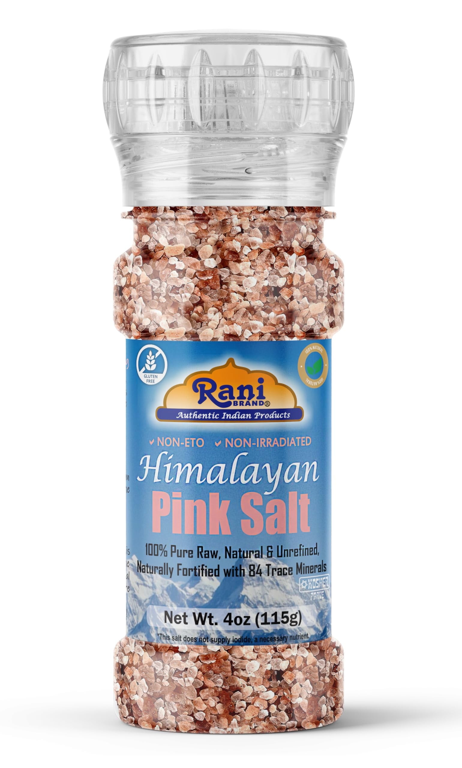 Rani Himalayan Pink Salt Granules (84 Essential Trace Minerals) 4oz ...
