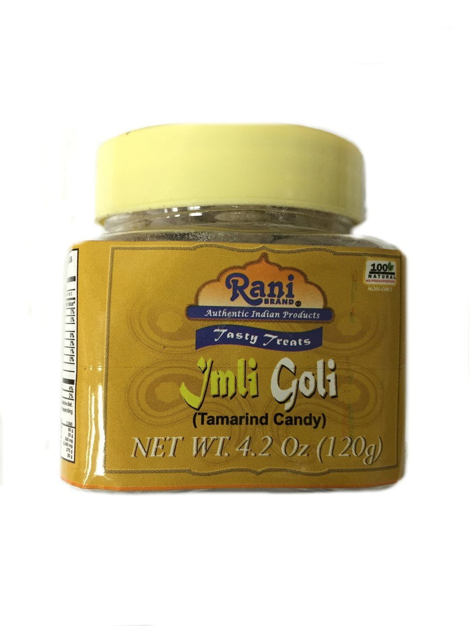 Rani Imli Goli (Tamarind Candy) 4.2oz (120g) PET Jar ~ All Natural ...