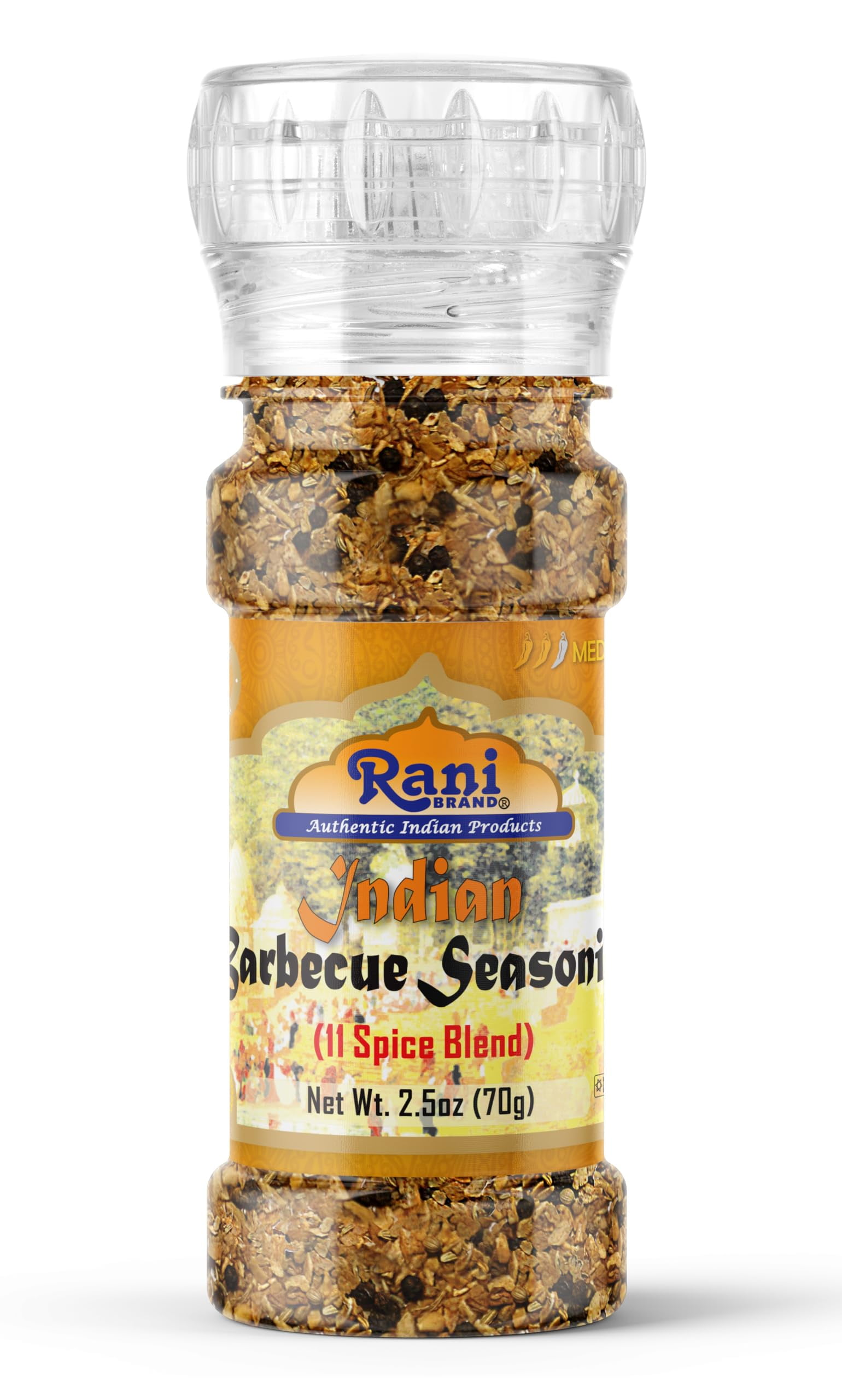 Rani Indian Barbeque Seasoning (11-Spice Blend) 2.5oz (70g) Grinder ...