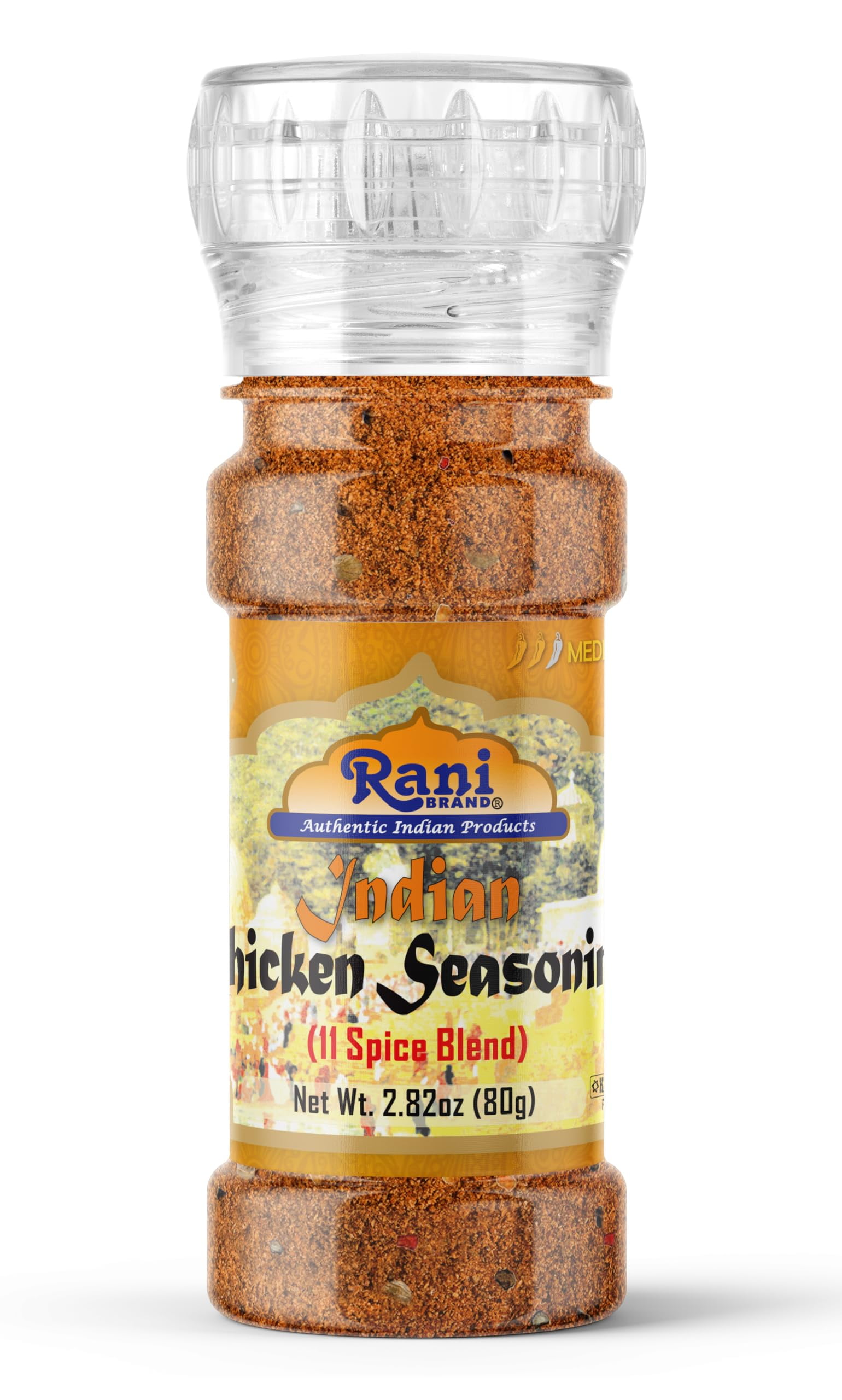 Rani Indian Chicken Seasoning (11-Spice Blend) 2.82oz (80g) Grinder ...