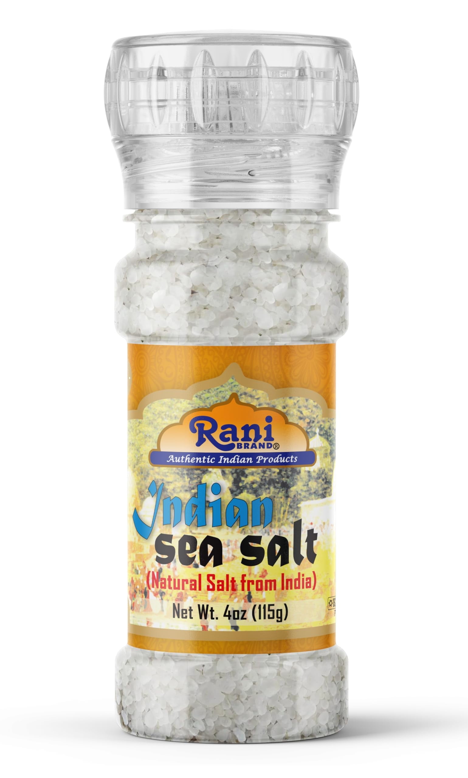 Rani Indian Sea Salt 4oz (115g) Grinder Bottle ~ Unrefined, Pure and ...