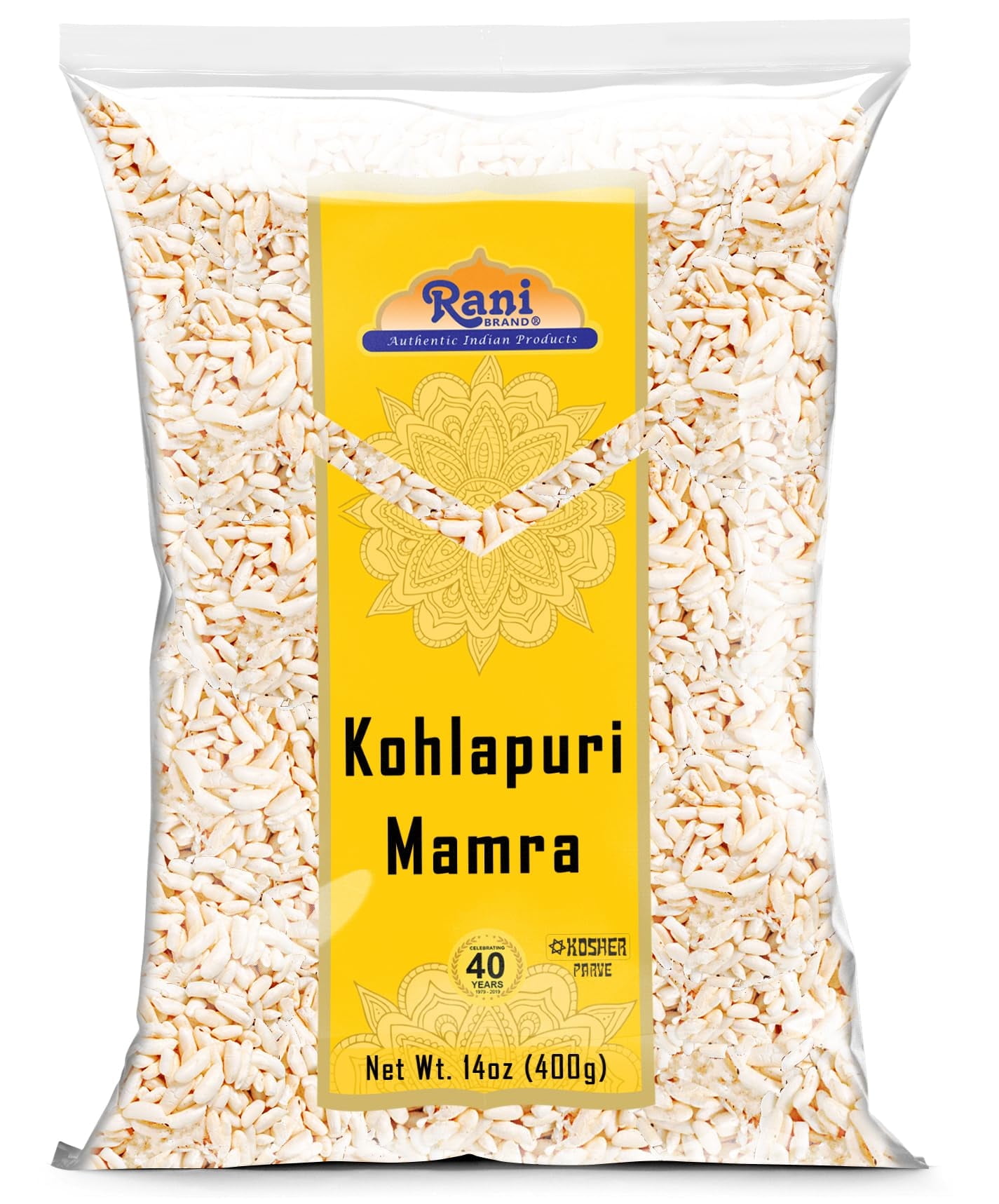 Rani Kohlapuri Mumra Puffed Rice 14oz, All Natural, Gluten Friendly ...