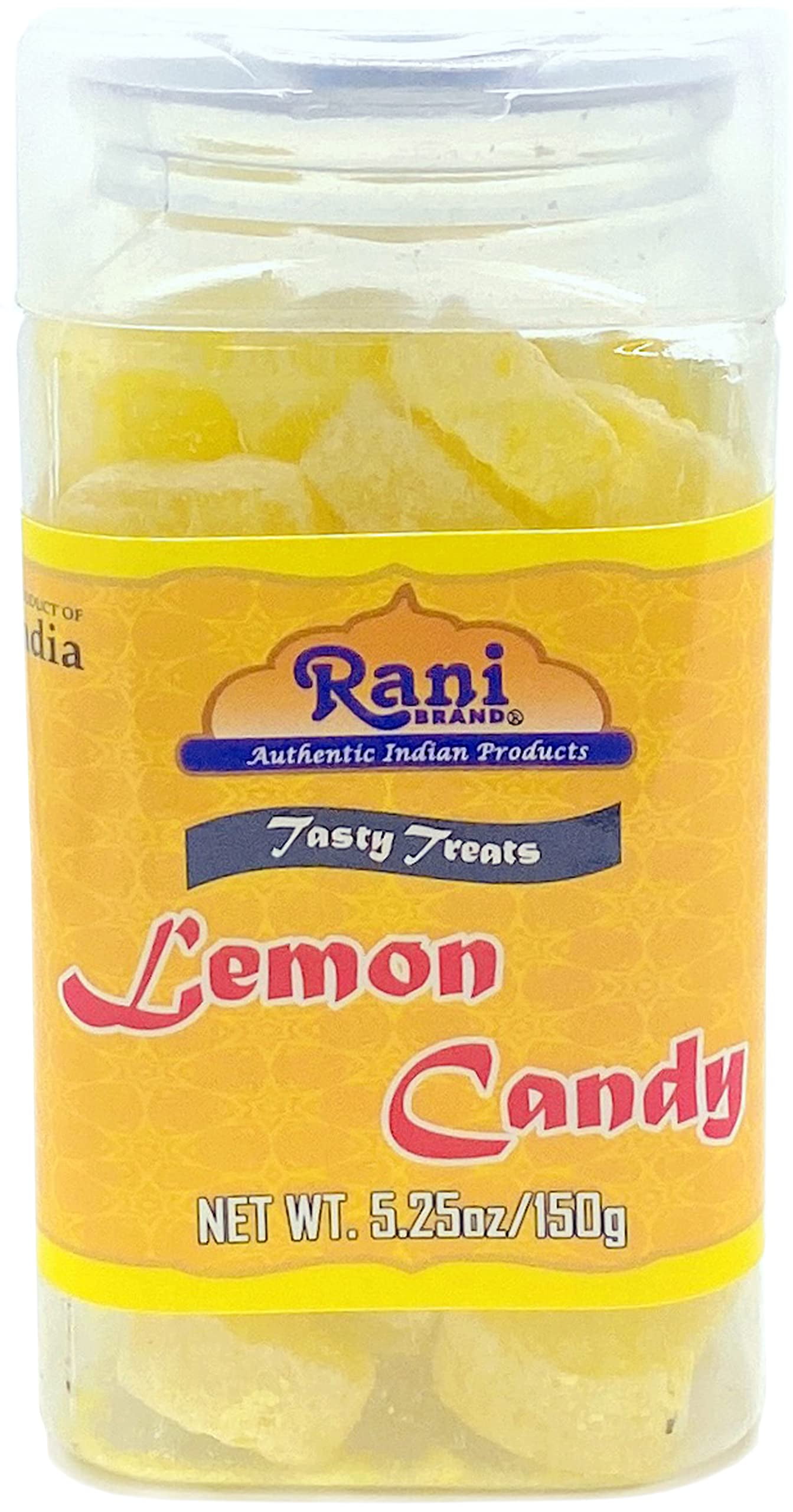 Rani Lemon Candy 5.25oz (150g) Vacuum Sealed, Easy Open Top, Resealable ...