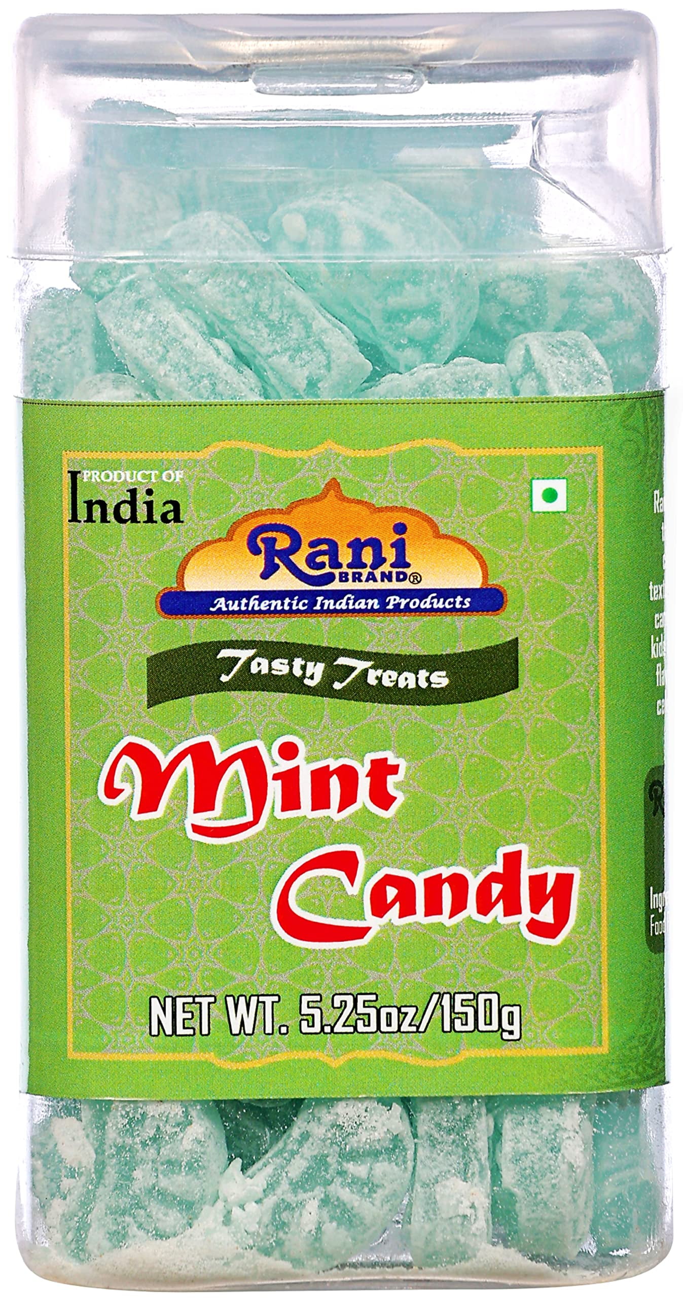 Rani Mint Candy 5.25oz (150g) Vacuum Sealed, Easy Open Top, Resealable ...