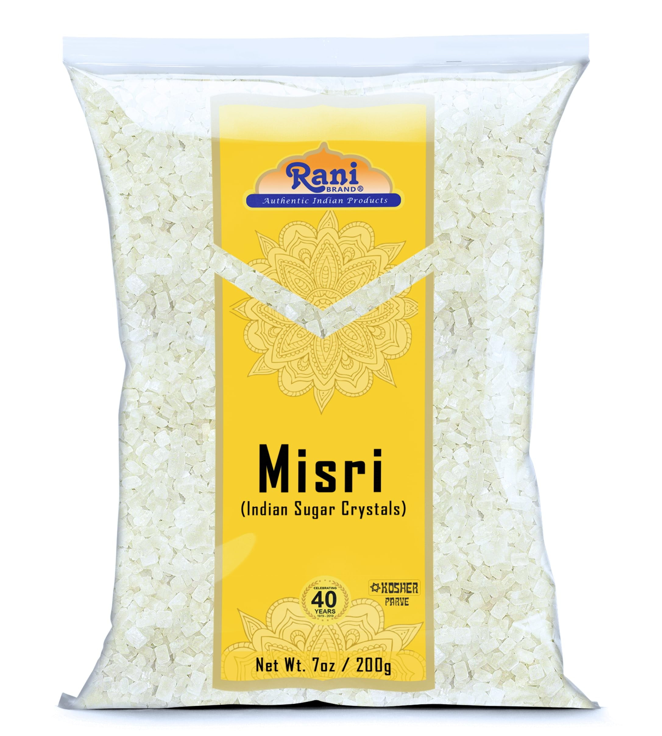 Rani Misri (India Sugar Crystals) 7oz (200gm) ~ All Natural | Gluten ...