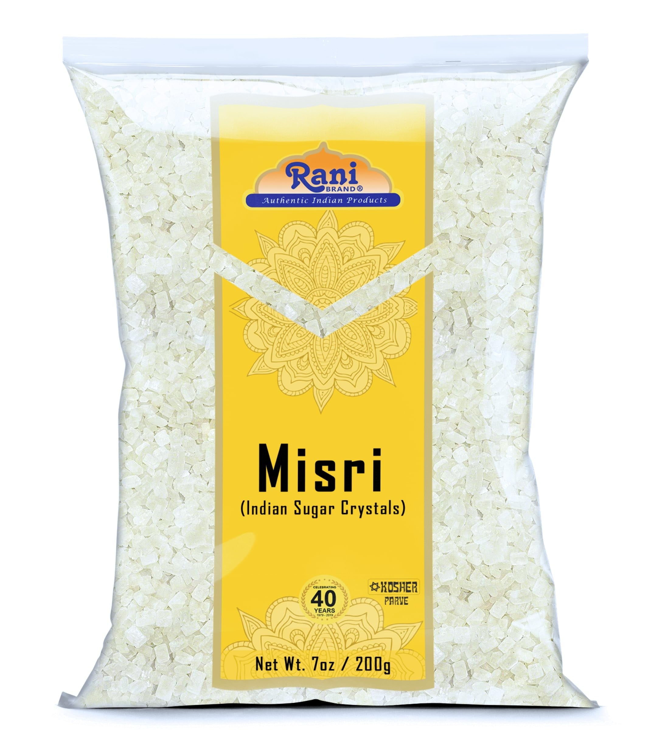 Rani Pure Foods Misri (Indian Rock Sugar Crystals) 7oz, All Natural ...