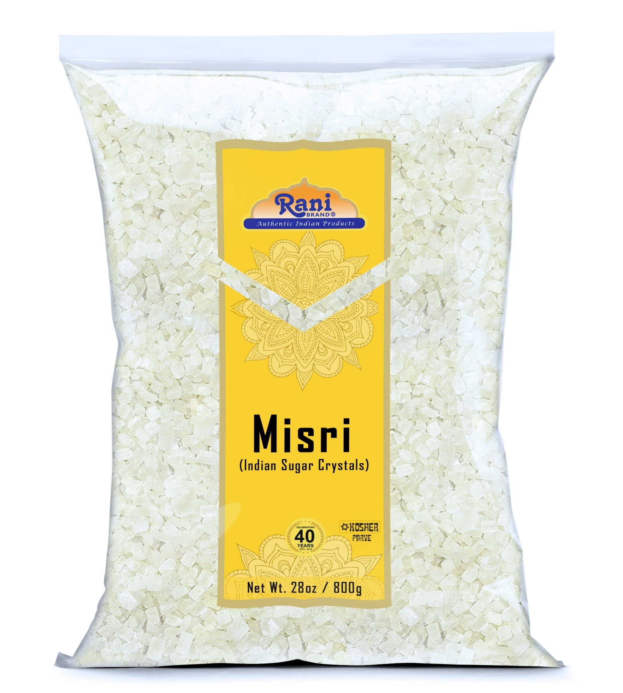 Rani Misri (Indian Sugar Crystals) 28oz (800g) ~ All Natural | Gluten ...