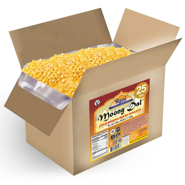 Rani Moong Dal (Split Mung Beans Without Skin) Lentils Indian 400oz ...