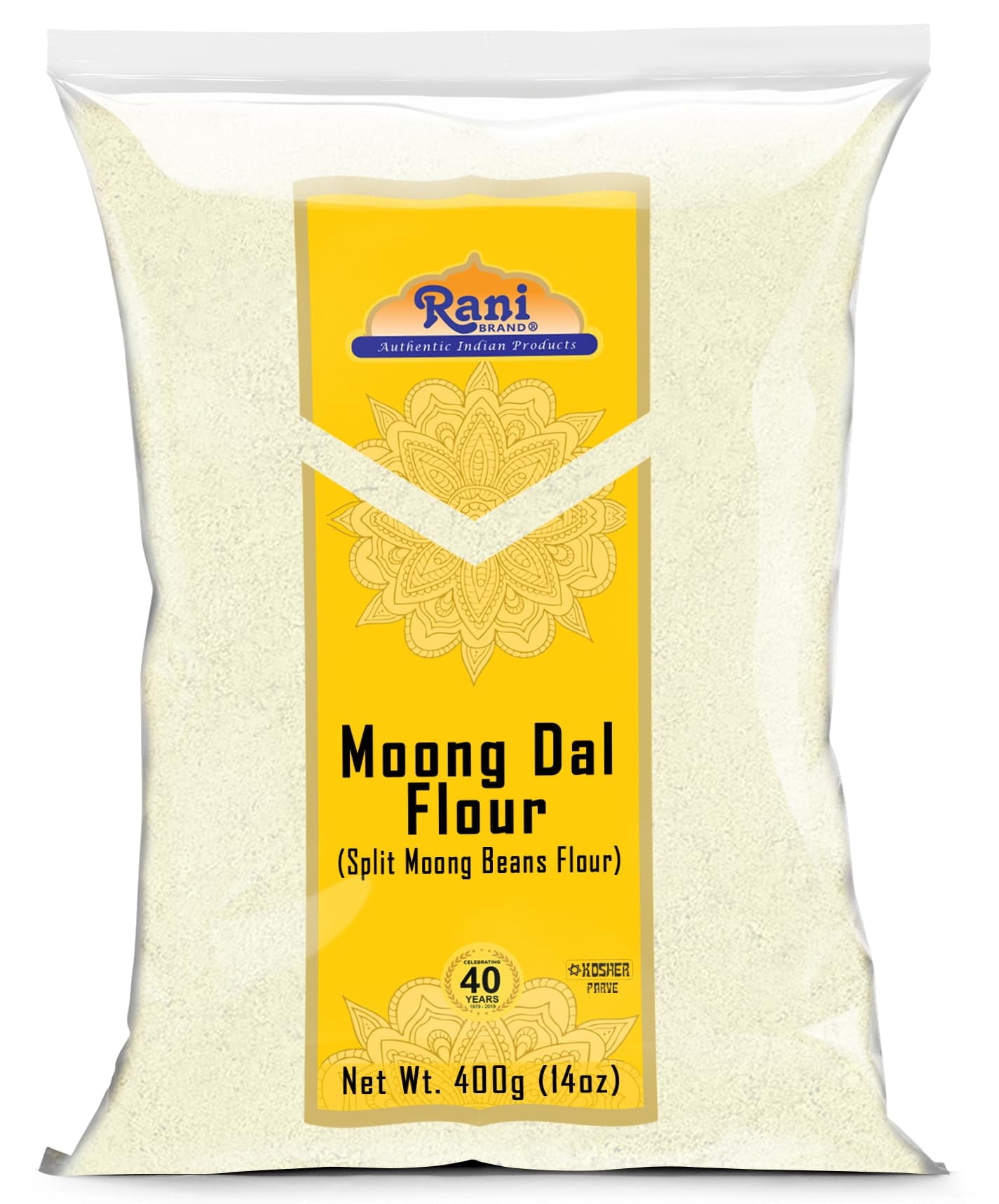Rani Moong Flour, 14oz (400g), All Natural, Vegan, Gluten Friendly, Non ...