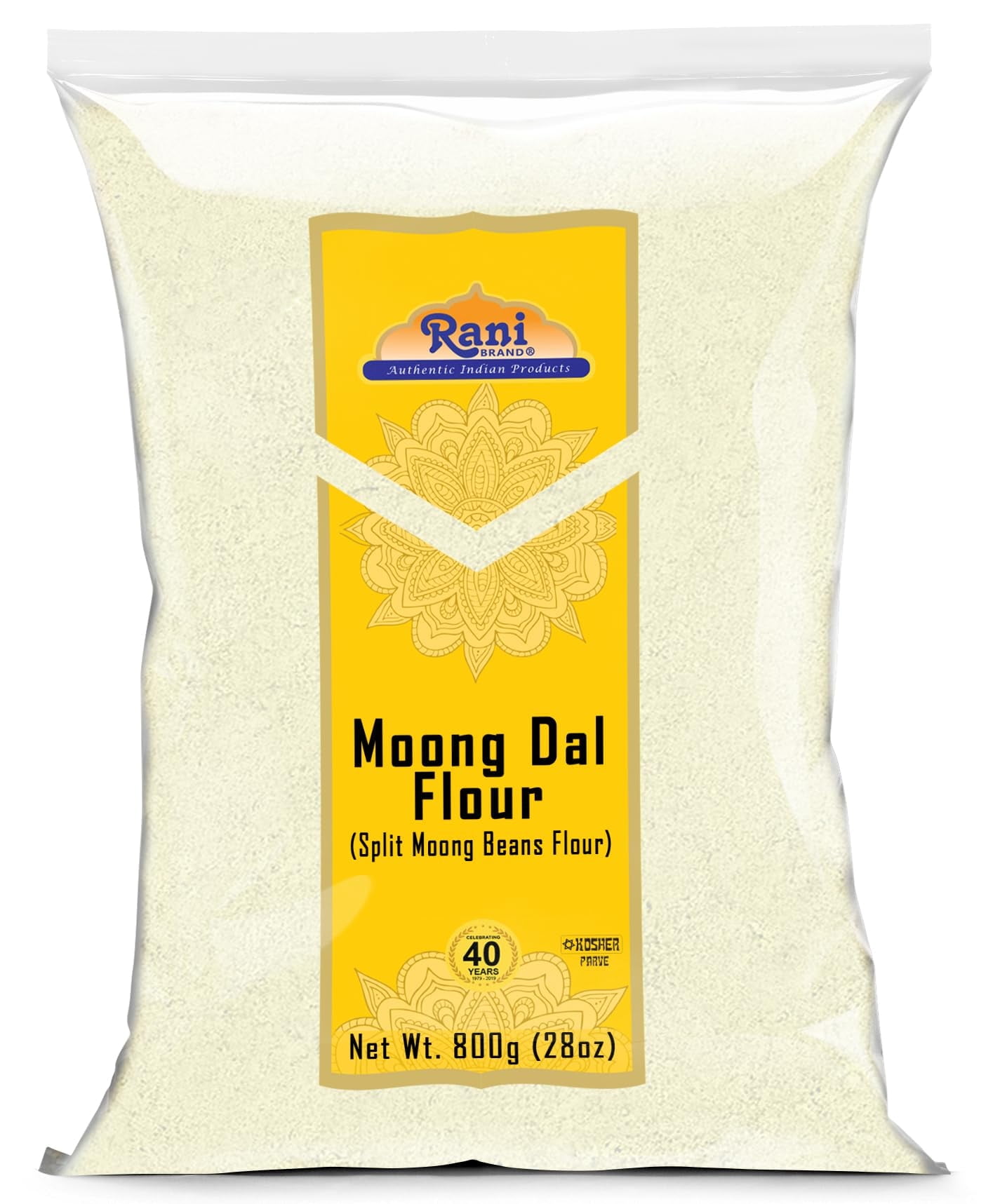 Rani Moong Flour (Mung Bean Flour, Green Gram Flour) 28oz (1.75lbs ...