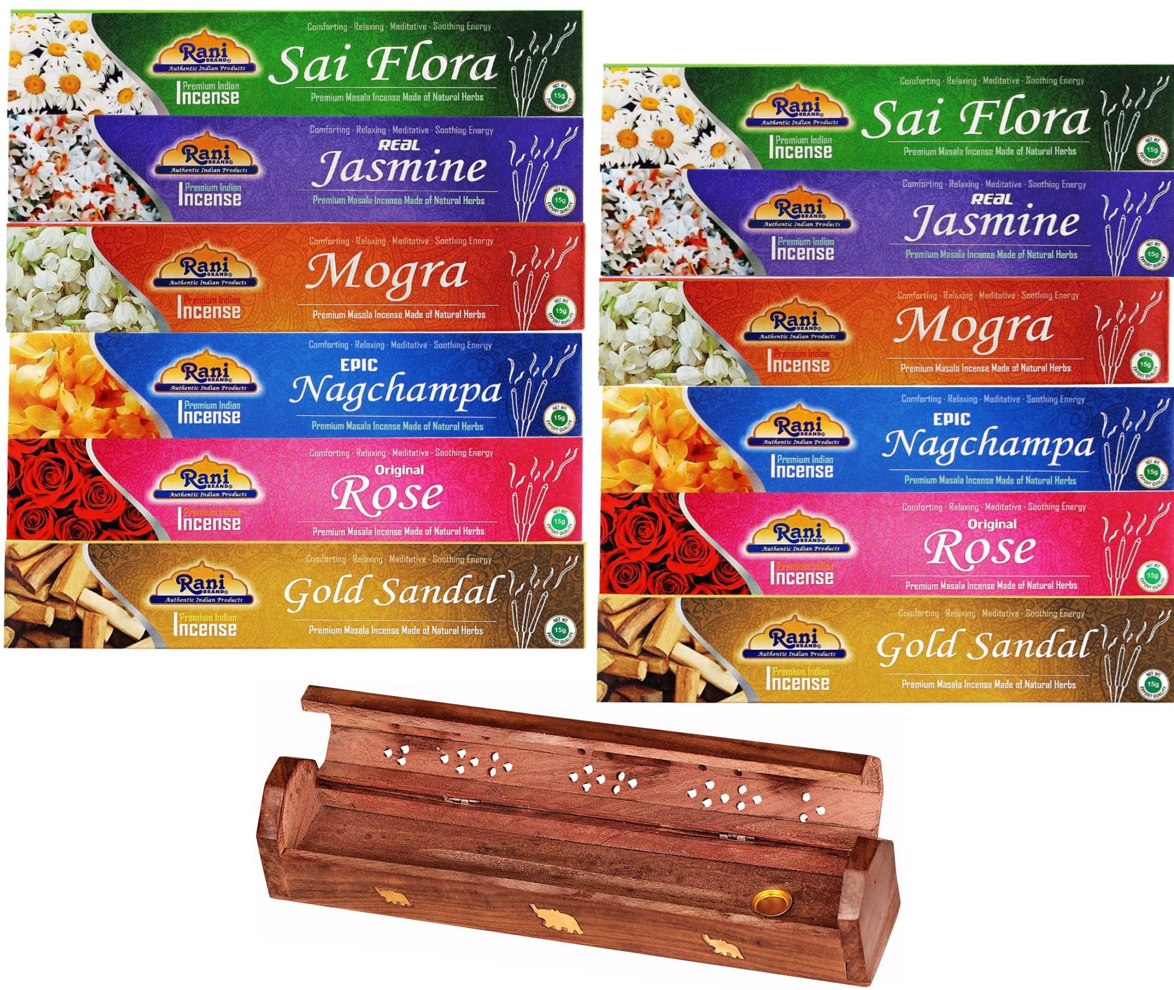 Rani Multi Pack Incense (Masala Incense Made of Natural Herbs) 2 of ...