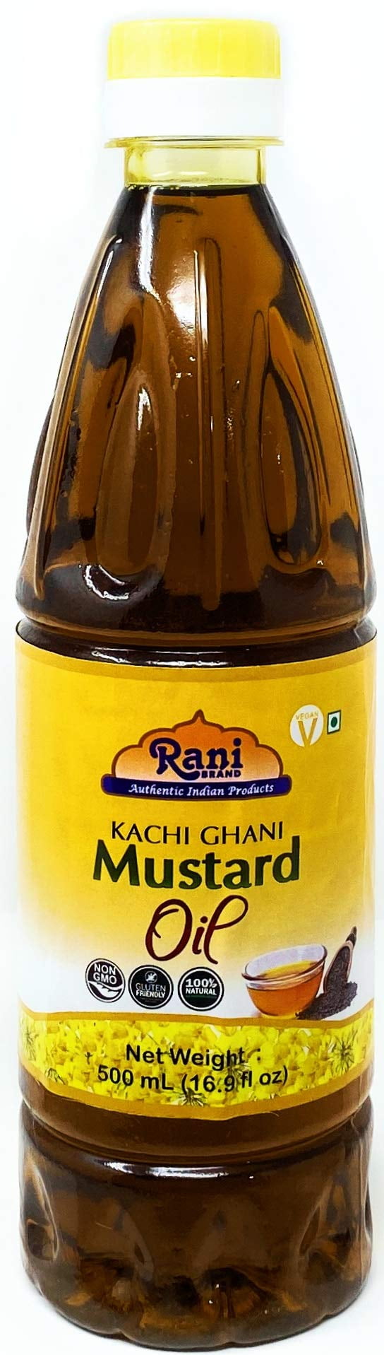 Rani 100% Pure Mustard Oil 16.9oz | Non-GMO, Kosher, Gluten-Free, Vegan ...