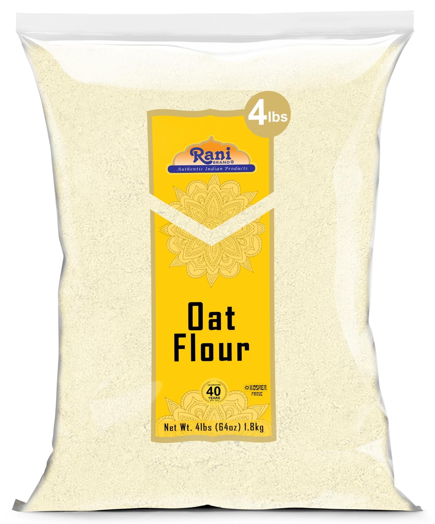 Rani Oat Flour 64oz (4lbs) 1.81kg ~ All Natural | Gluten Friendly | NON ...