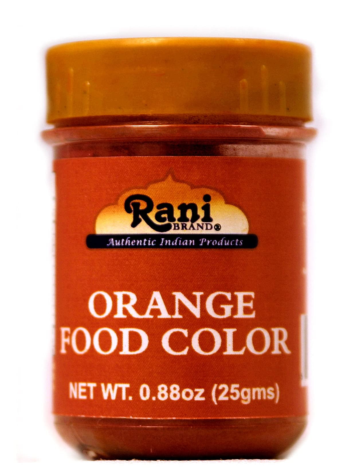Rani Orange Food Color Indian 25gm (0.88oz) ~ Vegan | Approved Colors ...