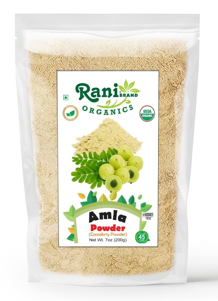 Rani Organic Amla Powder (Gooseberry Powder) 7oz (200g) ~ All Natural ...
