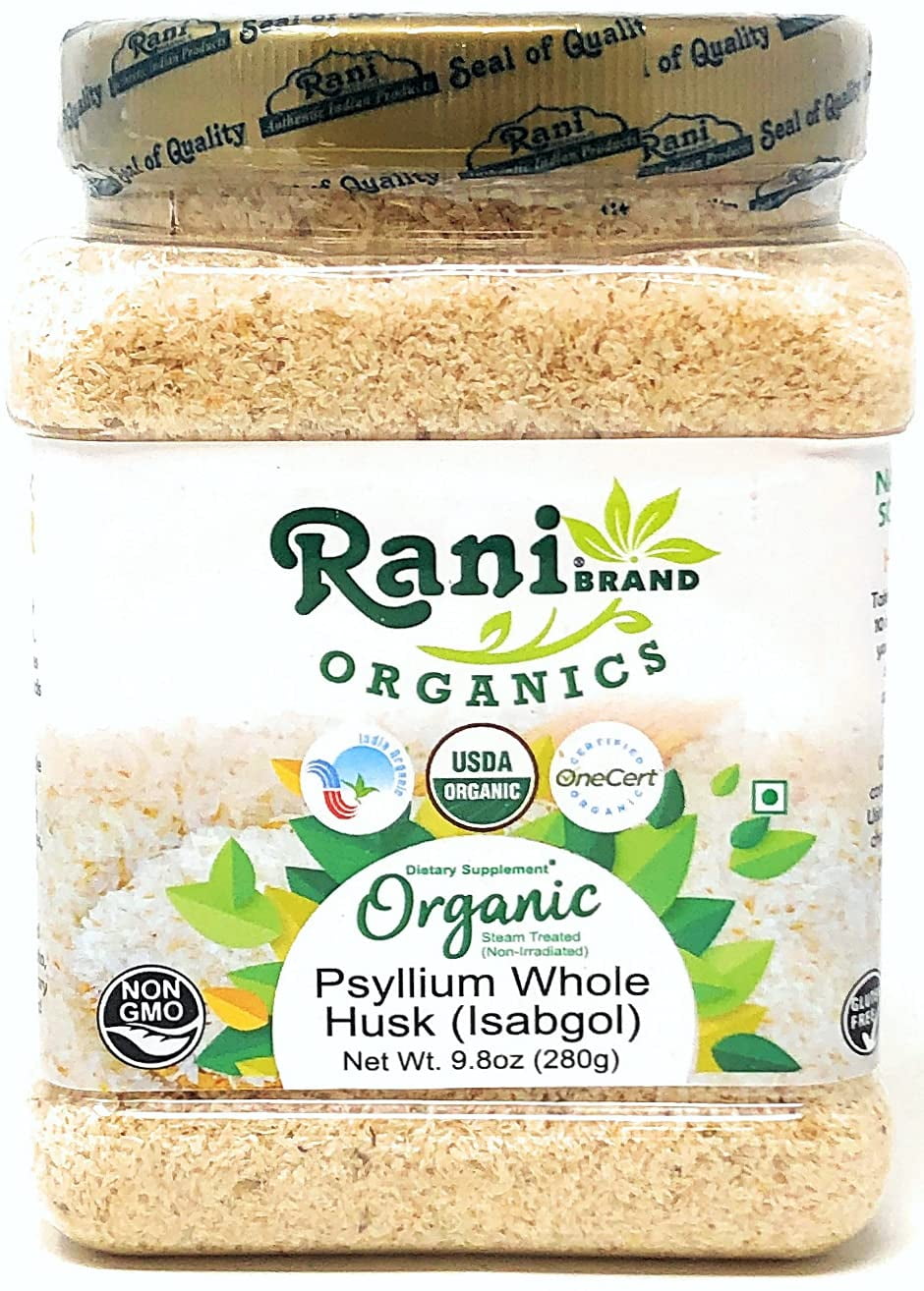 Rani Organics Psyllium Husk Powder, USDA Organic, Dietary Fiber, 9.8oz ...