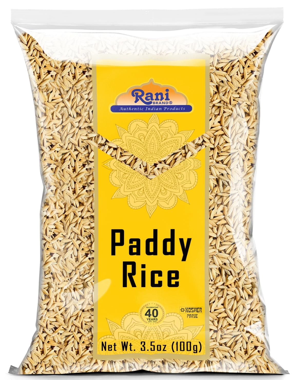 Rani Paddy Rice (Raw Unfinished Rice) 3.5oz (100g) ~ All Natural ...