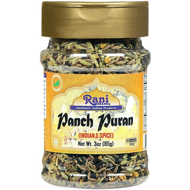 Rani Panch Puran (5 Spice) 3oz (85g) PET Jar ~ All Natural | Vegan ...