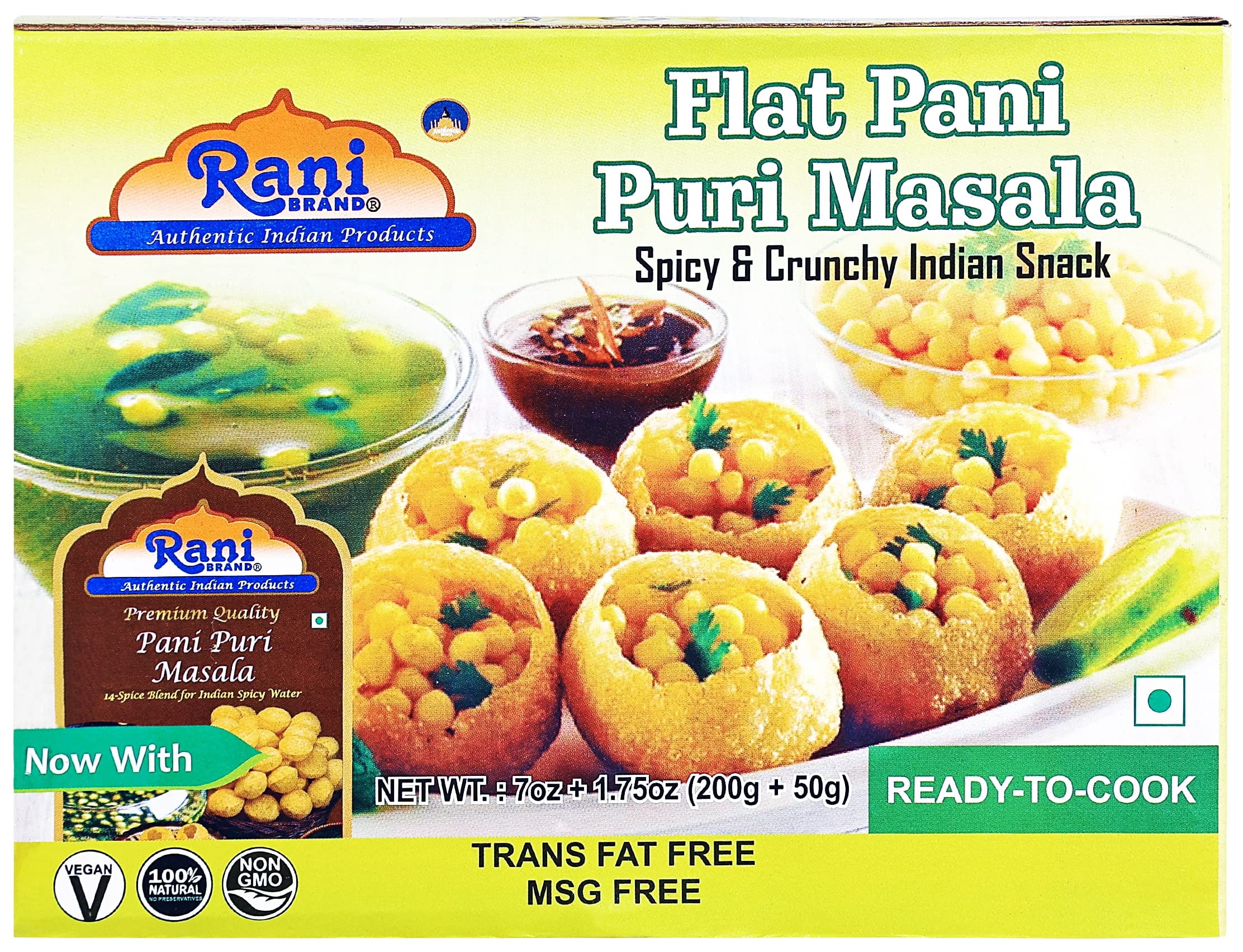 Rani Pani Puri Coins (Uncooked, Microwaveable wheat and Semolina Coins ...