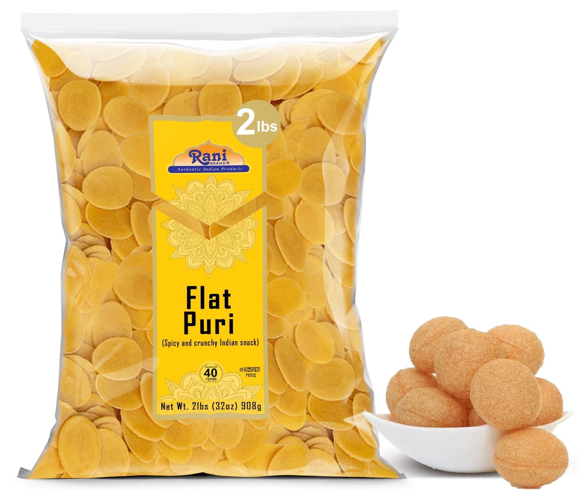 Rani Pani Puri FEV6 Coins 32oz (2lbs) 907g, Bulk Pack 330-335 Coins ...