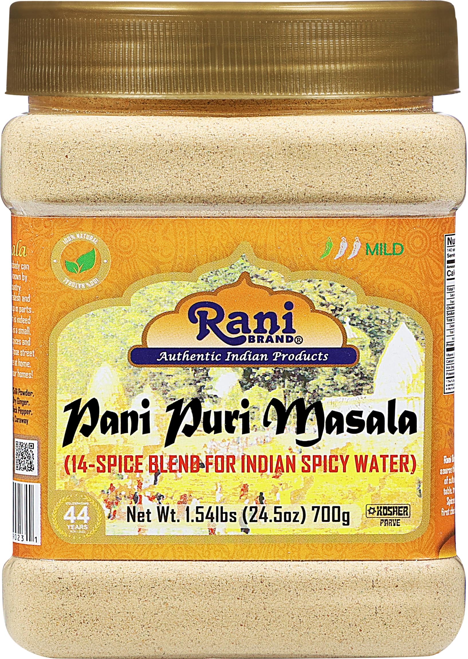 Rani Pani Puri Masala (14-Spice Blend for Indian Spicy Water) 24.5oz (1 ...