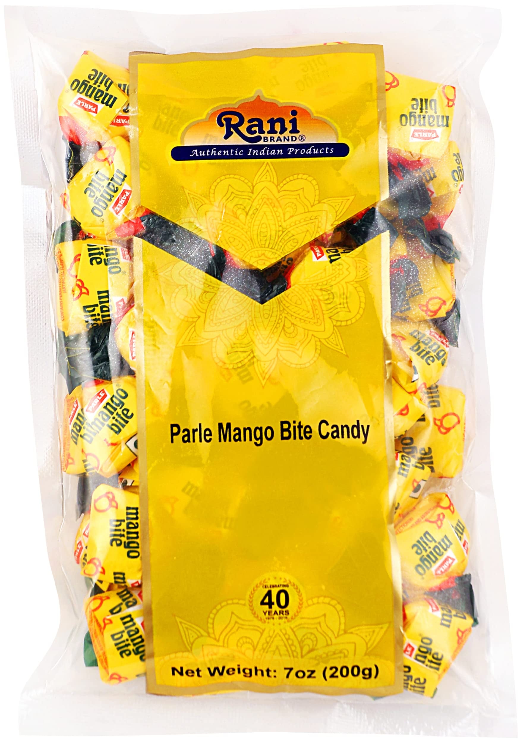 Rani Parle Mango Bite Candy 7oz (200g) Individually Wrapped ~ Indian ...