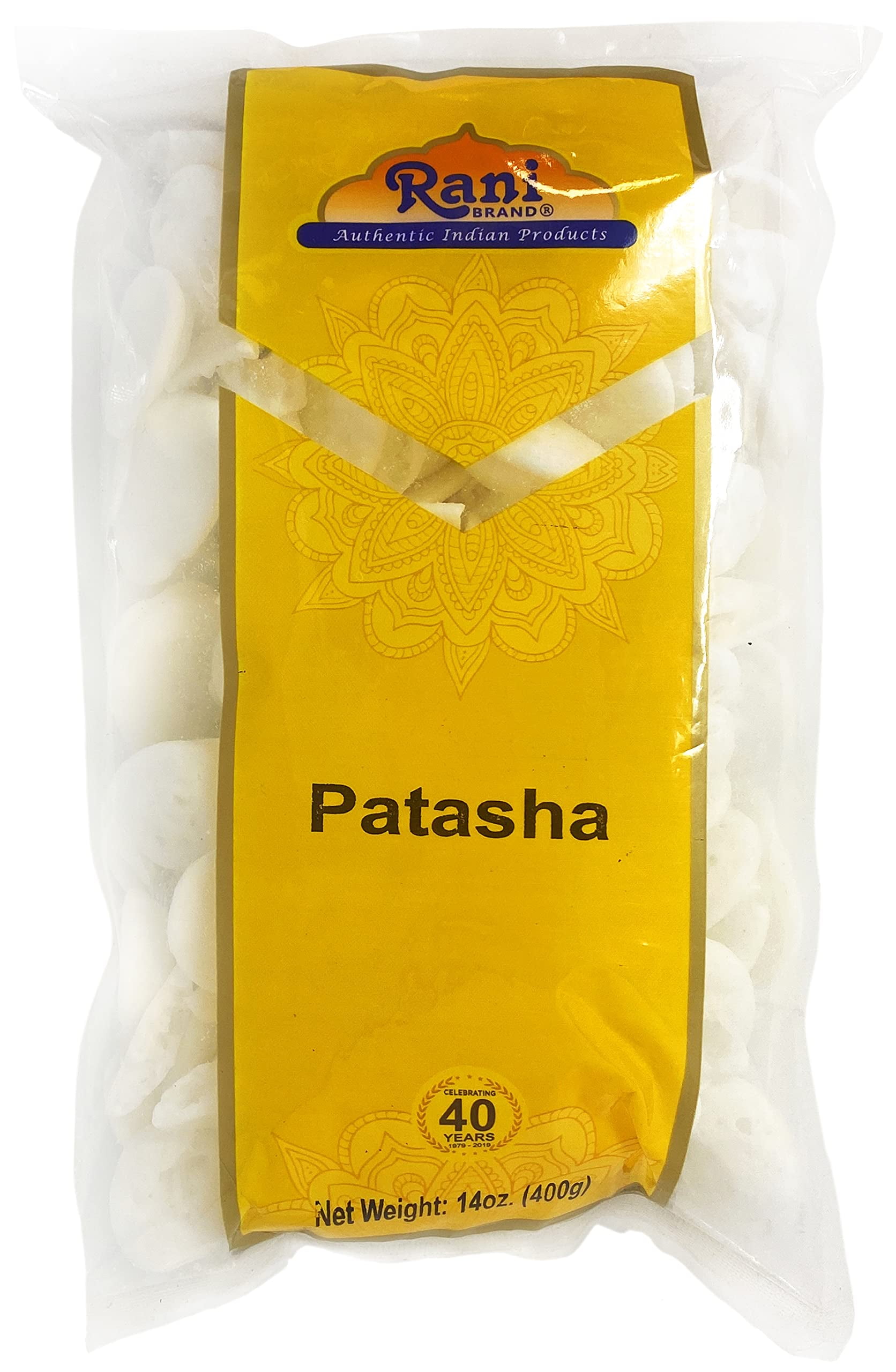 Rani Patasha Healthy Sweets, Indian Sugar Drop Candy, 14oz, Vegan ...