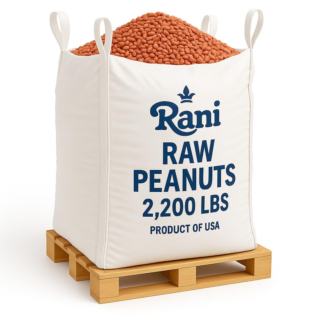 Rani Peanuts, Raw Whole With Skin (uncooked, unsalted) 2200lbs (35200oz ...