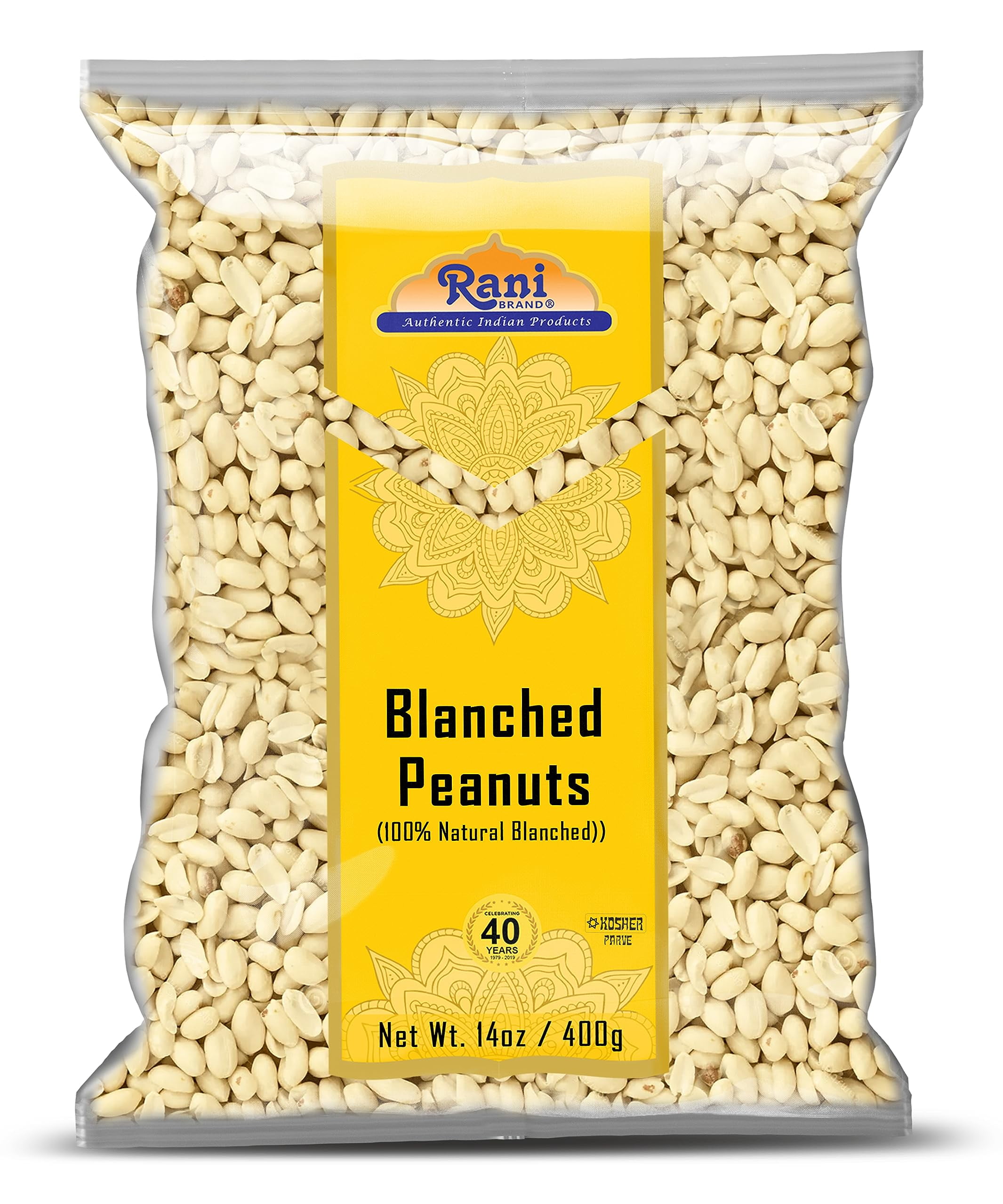 Rani Skinless Raw Groundnuts (Blanched, Uncooked) 14oz ~ Vegan, Gluten ...