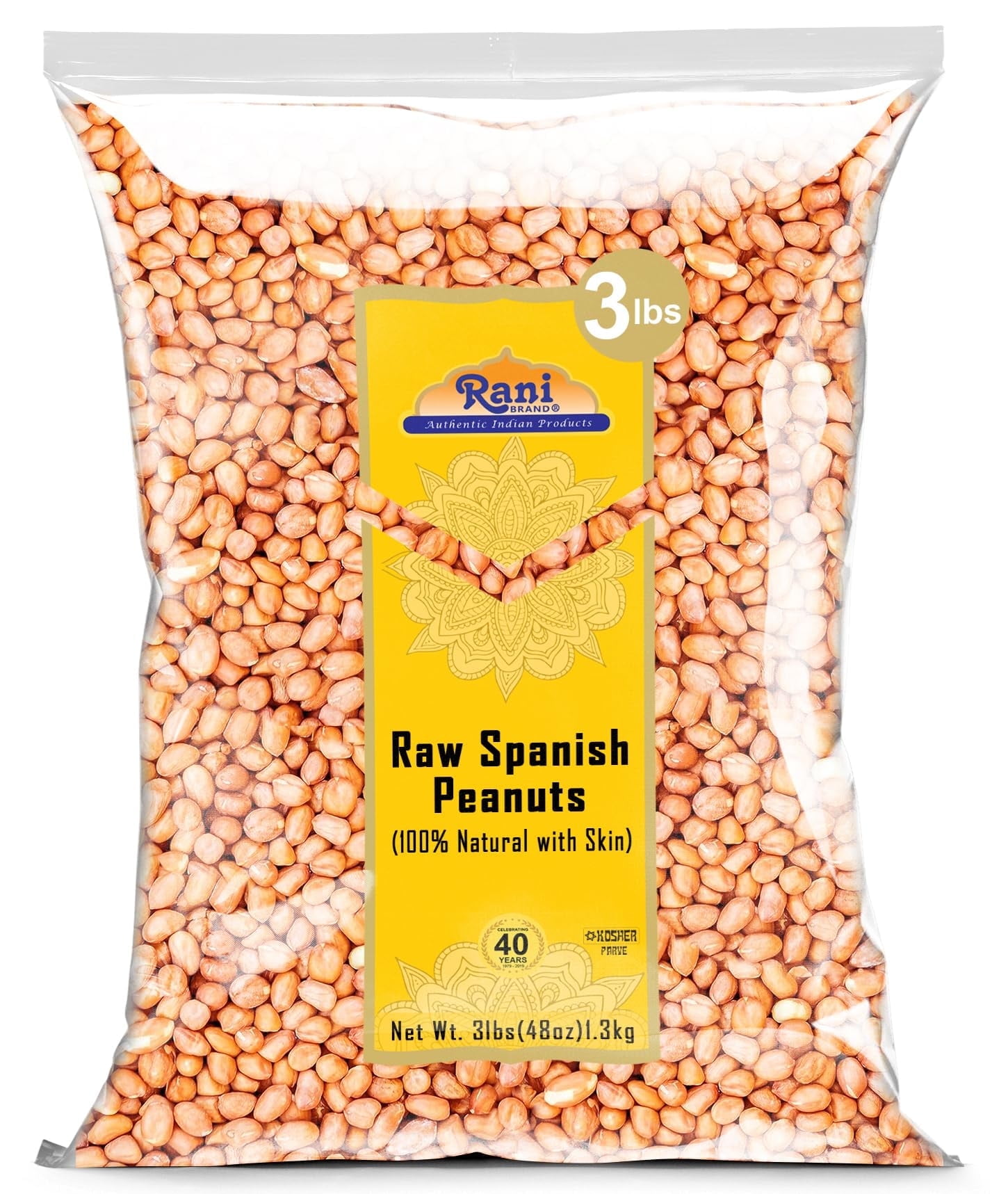 Rani Raw Spanish Peanuts 100% Natural with Skin (uncooked, unsalted ...